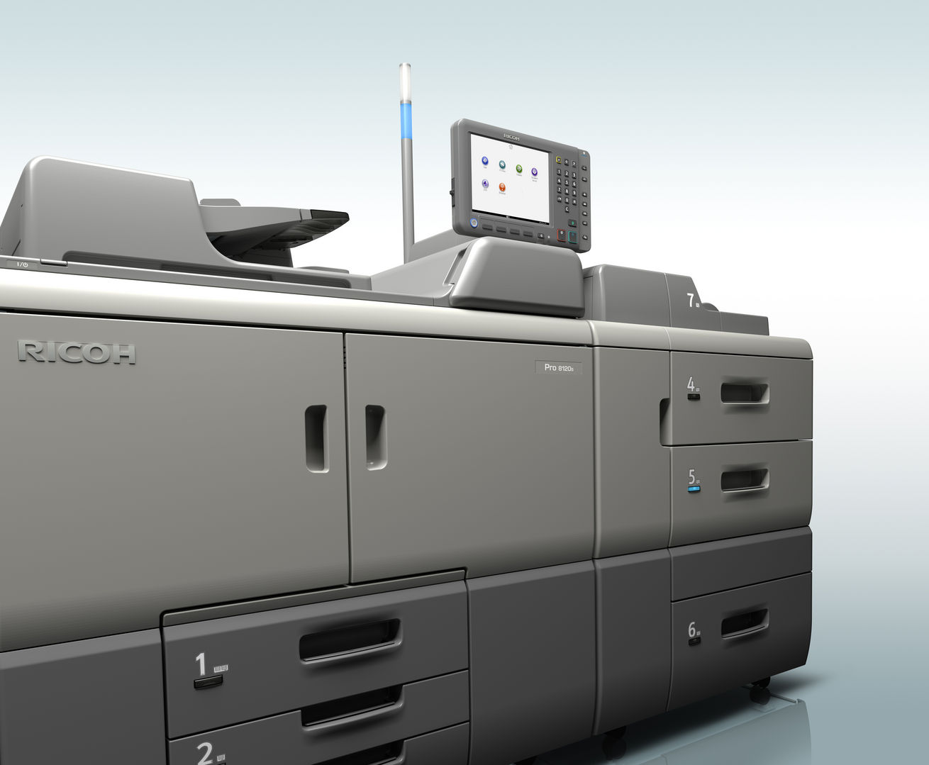 [Sprzedam] RICOH Pro 8100S Nowy + Dodatki: Kaseta RT5070, Finiszer SR5060