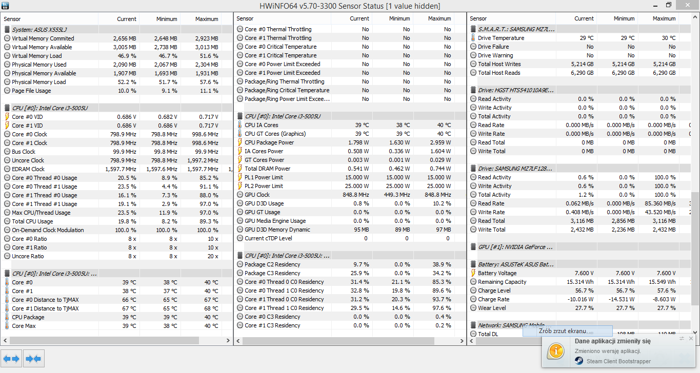 Jak przyspieszyć Asus X555LJ z Win 8.1? Modyfikacje systemu i ...