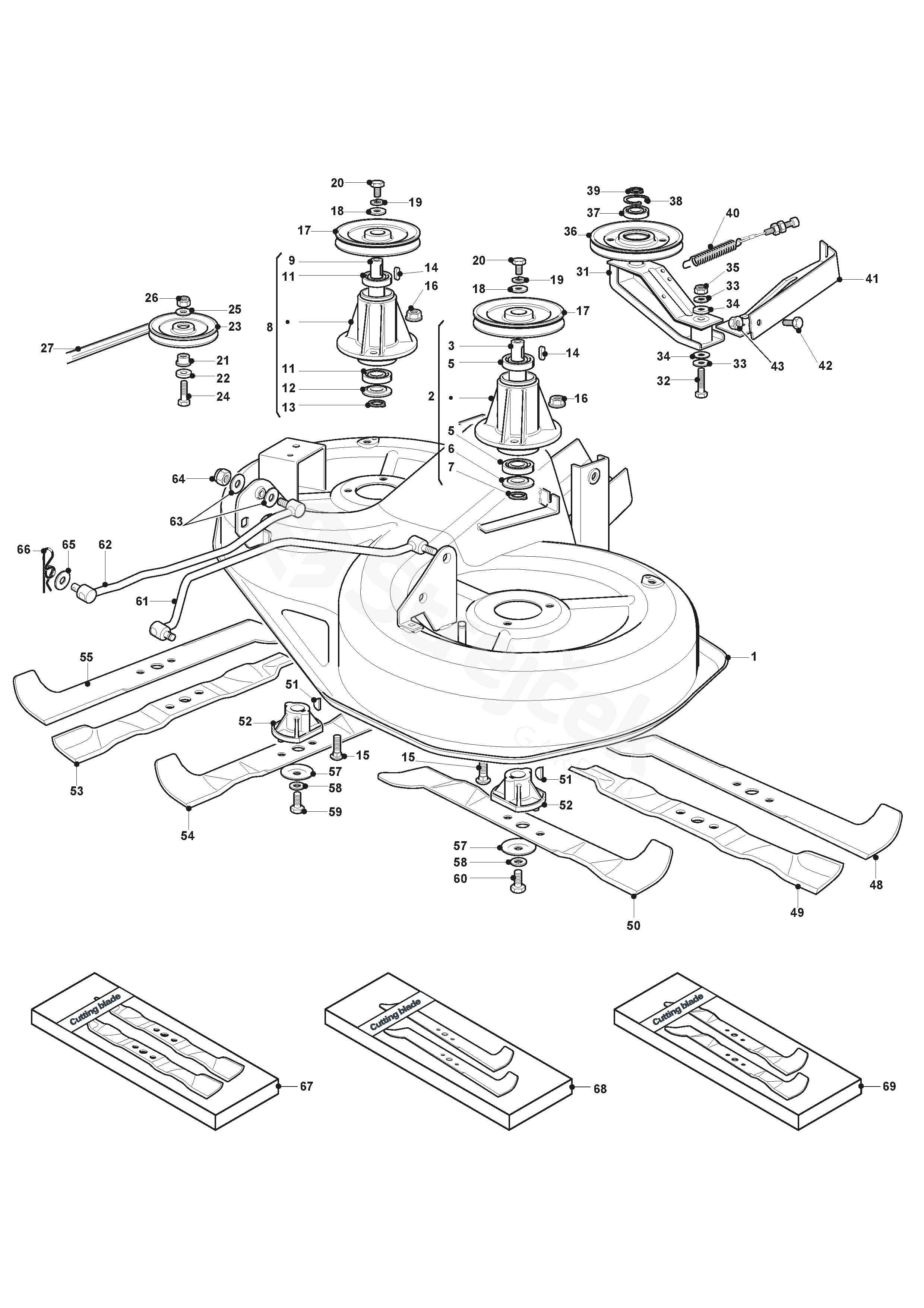 [Rozwiązano] STIGA Estate 4092 H - wykaszanie łuków, nieuruchamiające się ostrza, zapychanie wylotu