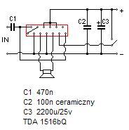 Szukam układu wzmacniacza na TDA1516q - elektroda.pl