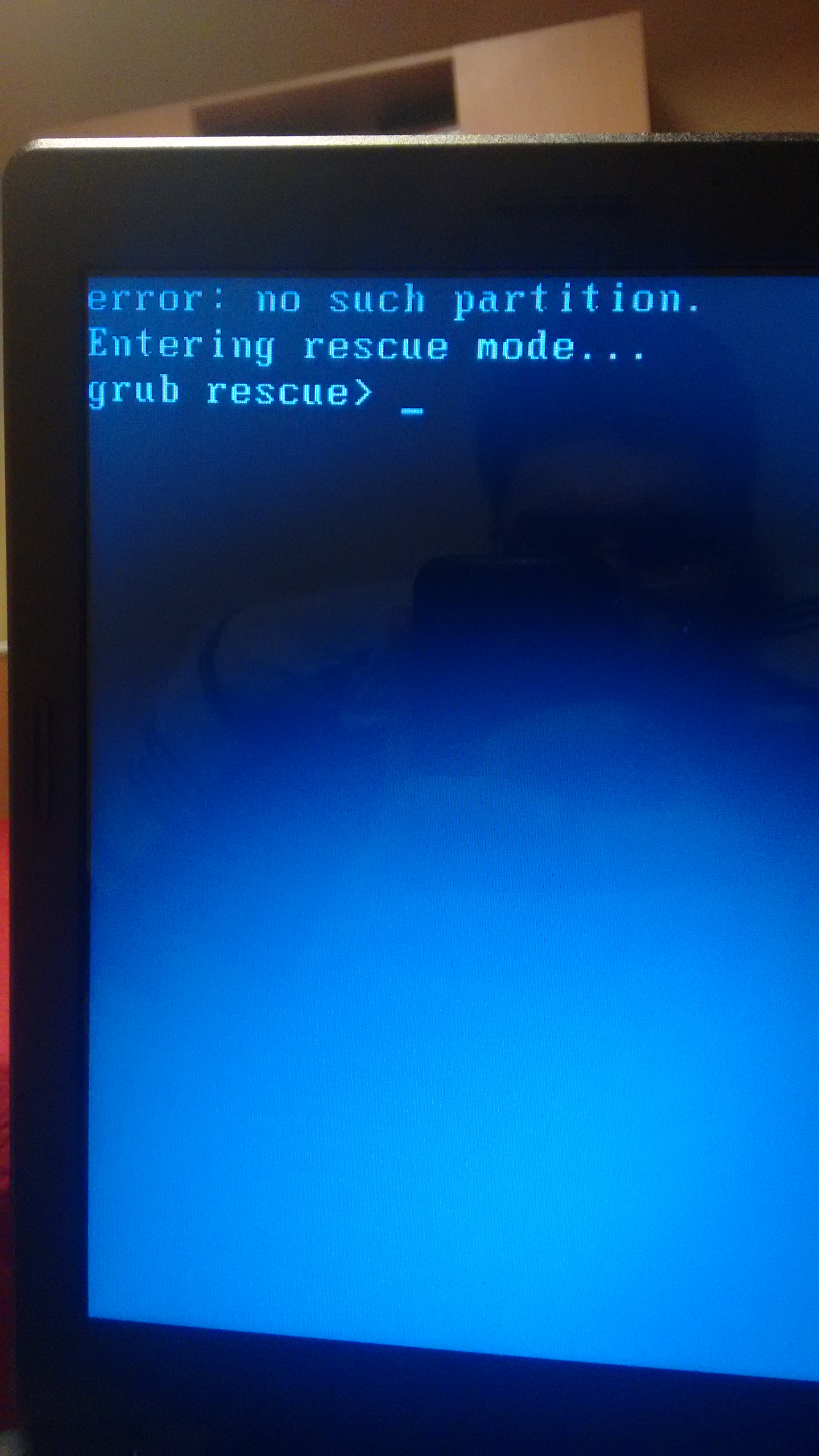 Error: no such partition ( problem z zainstalowaniem win 7 po ubuntu )