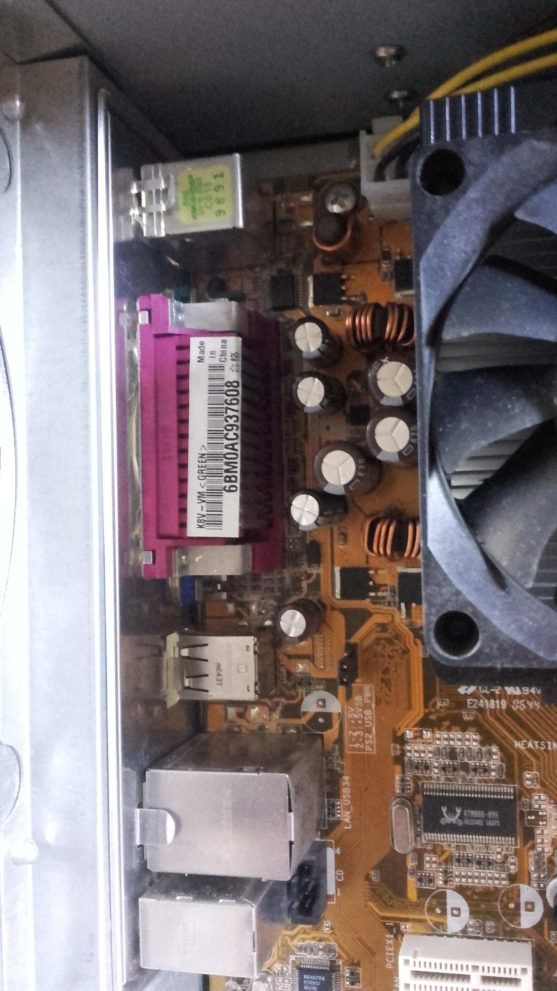 Płyta główna ASUS N13219 - identyfikacja [Asus K8V-VM].