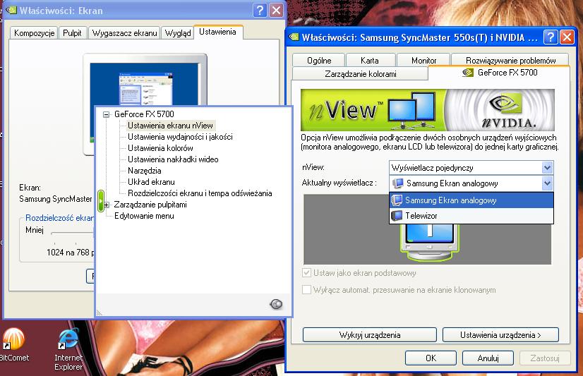 TV OUT i WinFast A360 - jak zrobić, by obraz był na obydwu ekranach?