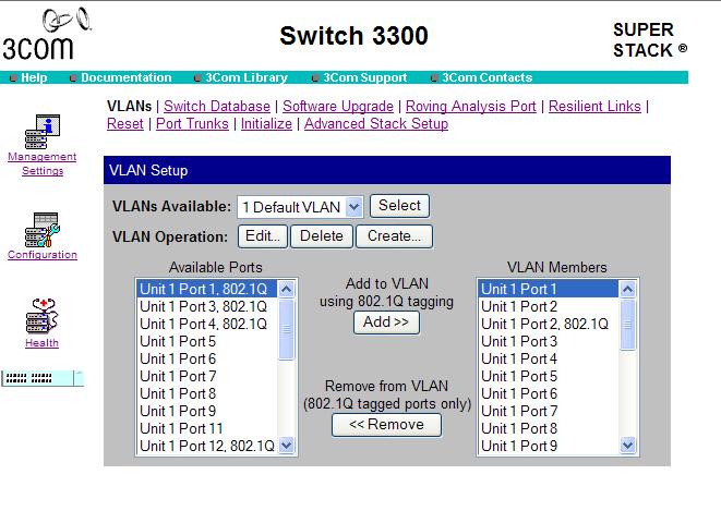 Jak skonfigurować VLAN-y na switchu 3Com 3C16980 dla segmentacji klientów?