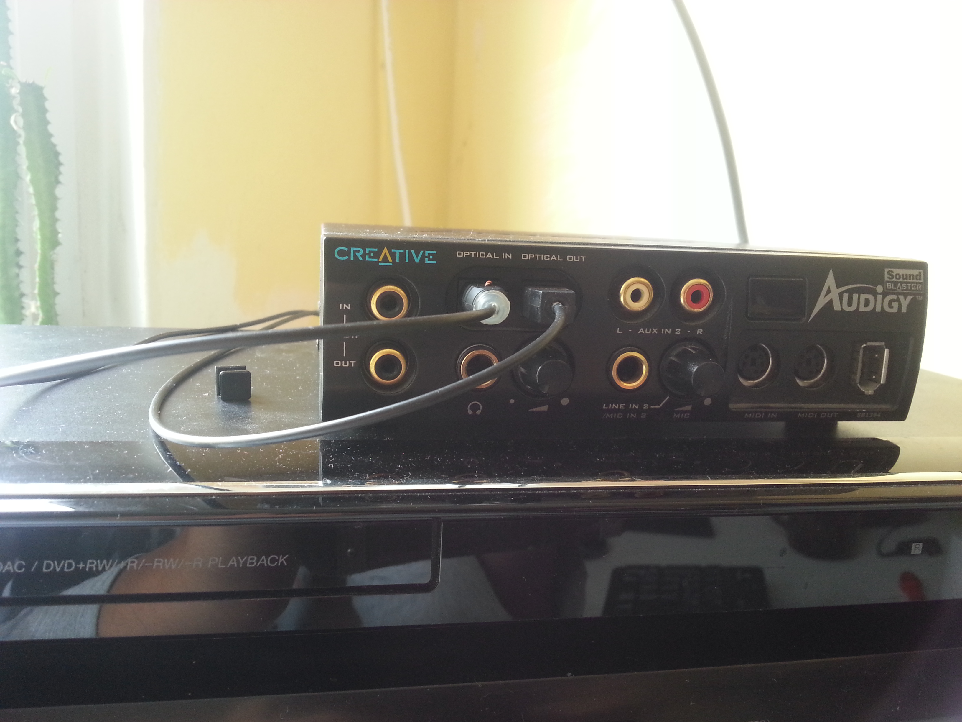 Creative SB Audigy SB0110 - Sygnał z wejścia nie jest wykrywany przez ...