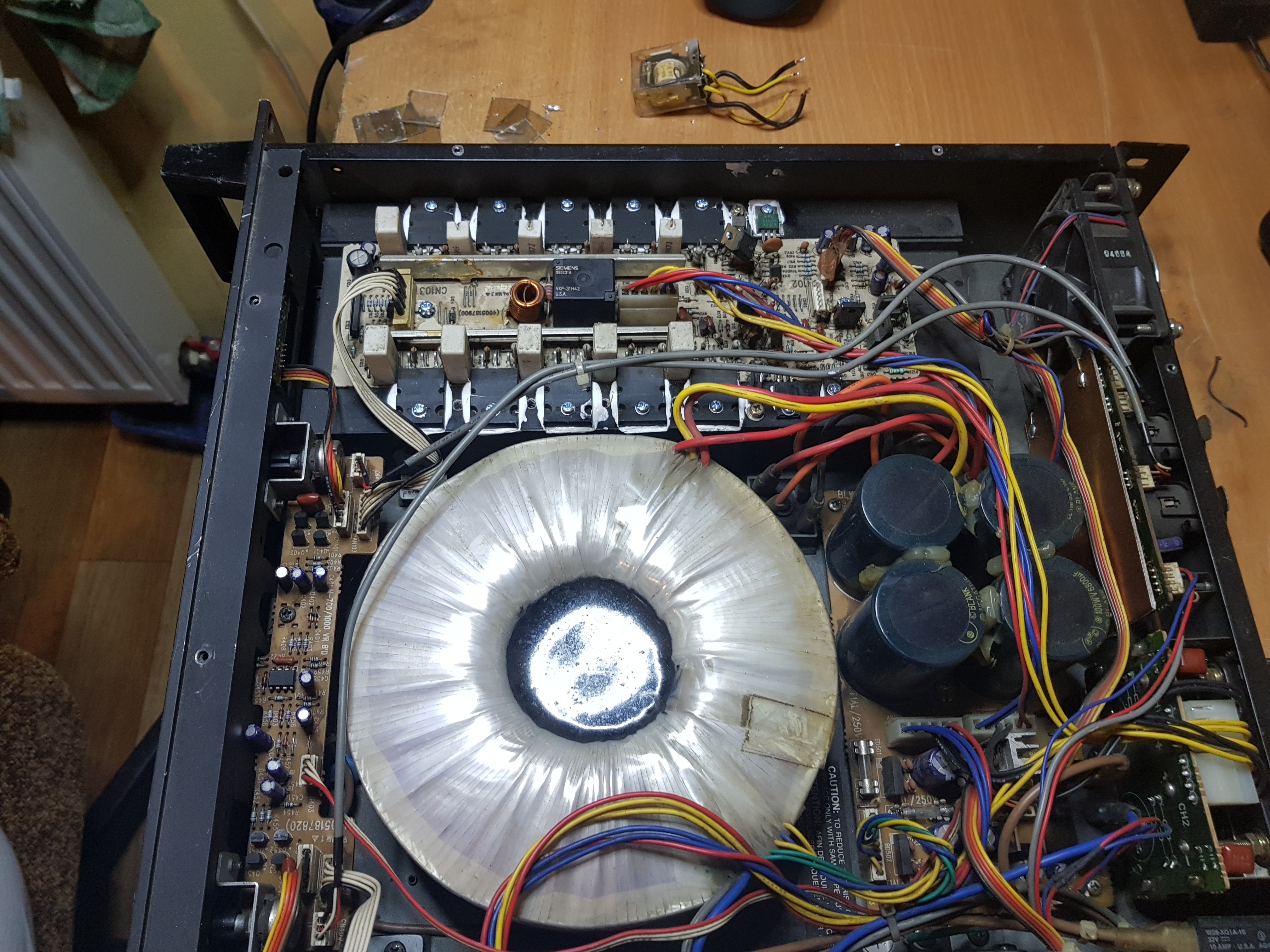 Schemat wzmacniacza interM M1000 - poszukiwany schemat elektryczny