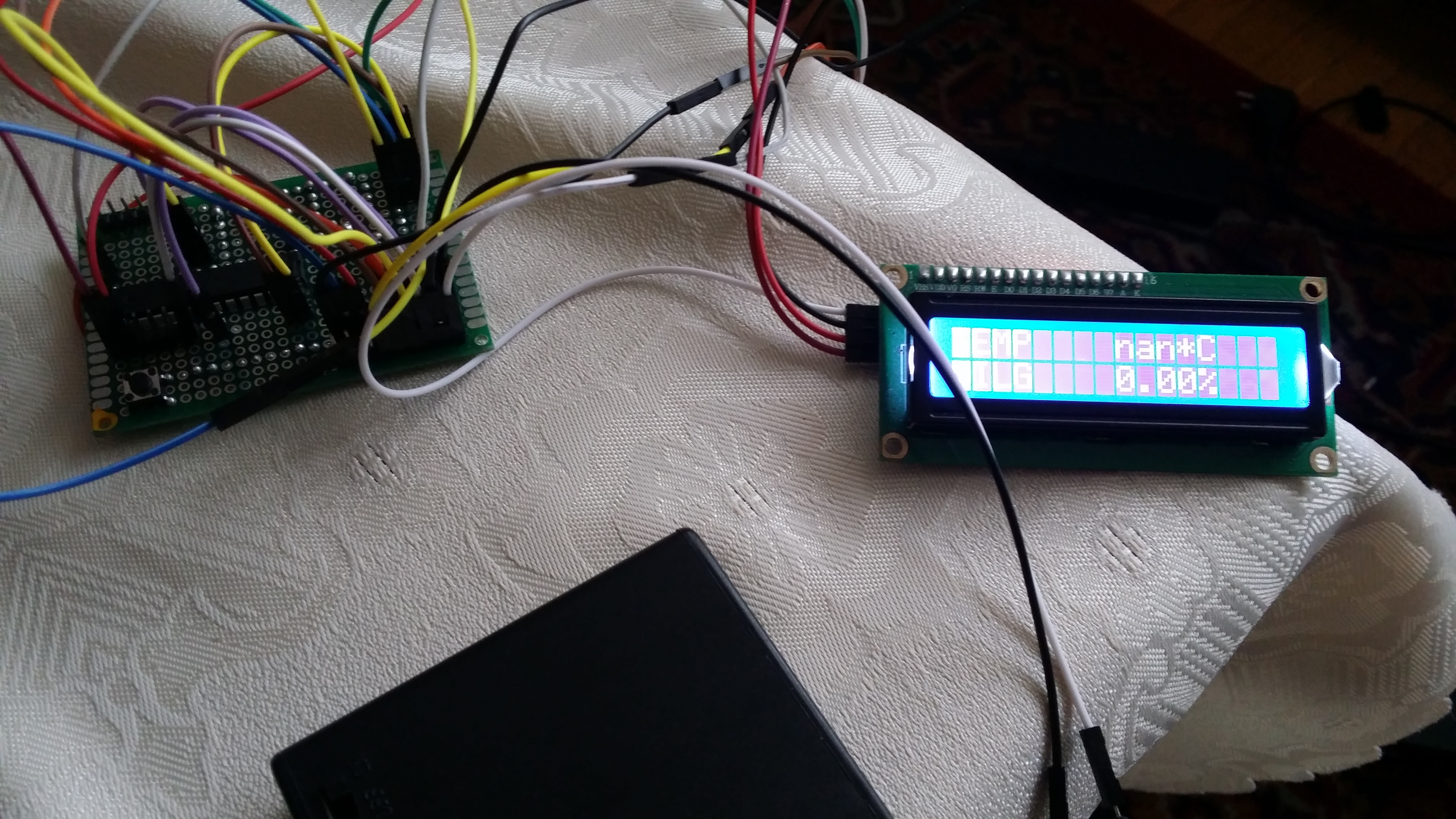 Dlaczego ATmega328P nie zapisuje ustawień? DHT11 i RTC3231.