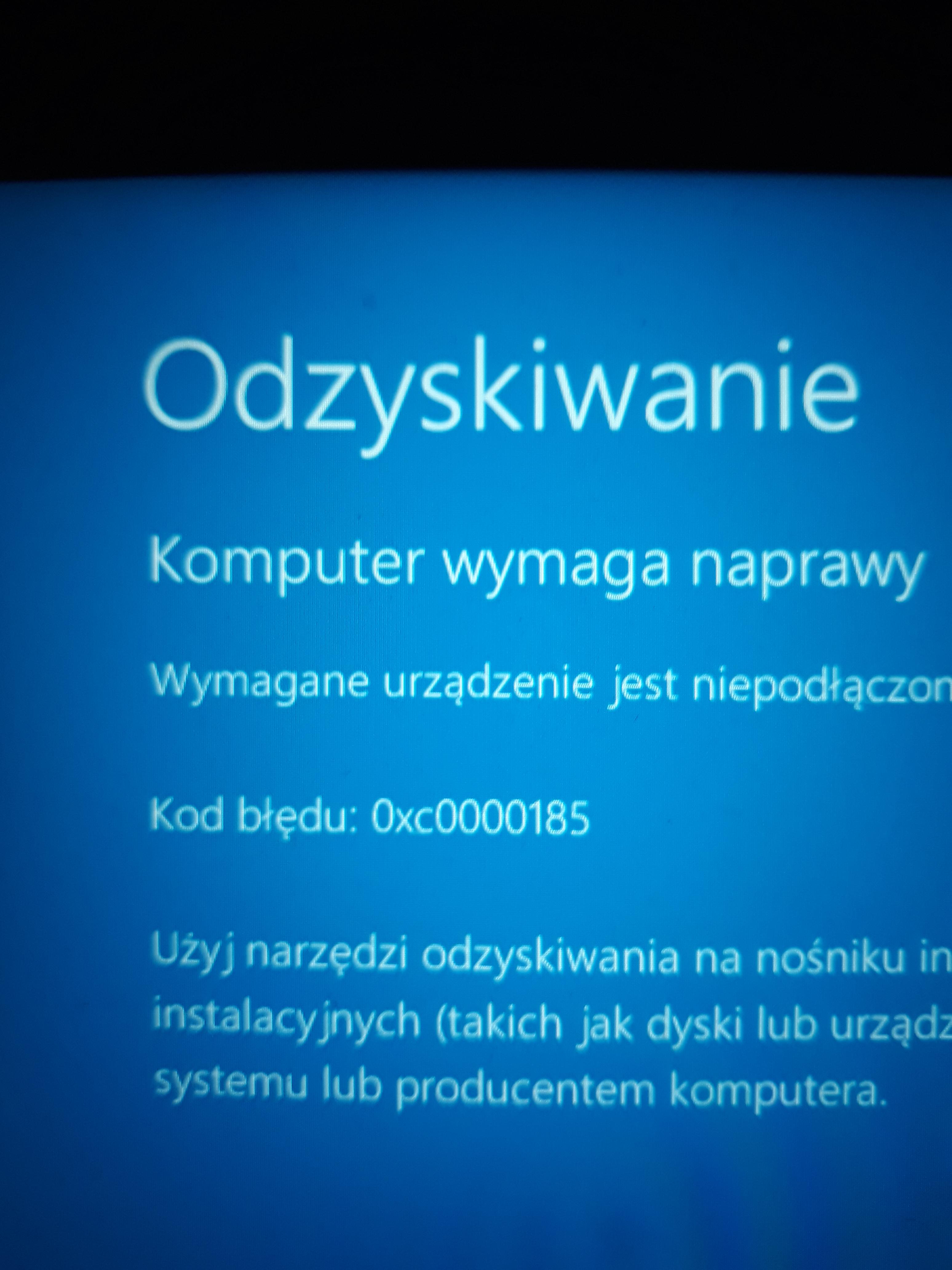 [Rozwiązano] Nie moge zainstalowac systemu operacyjnego na laptopie.