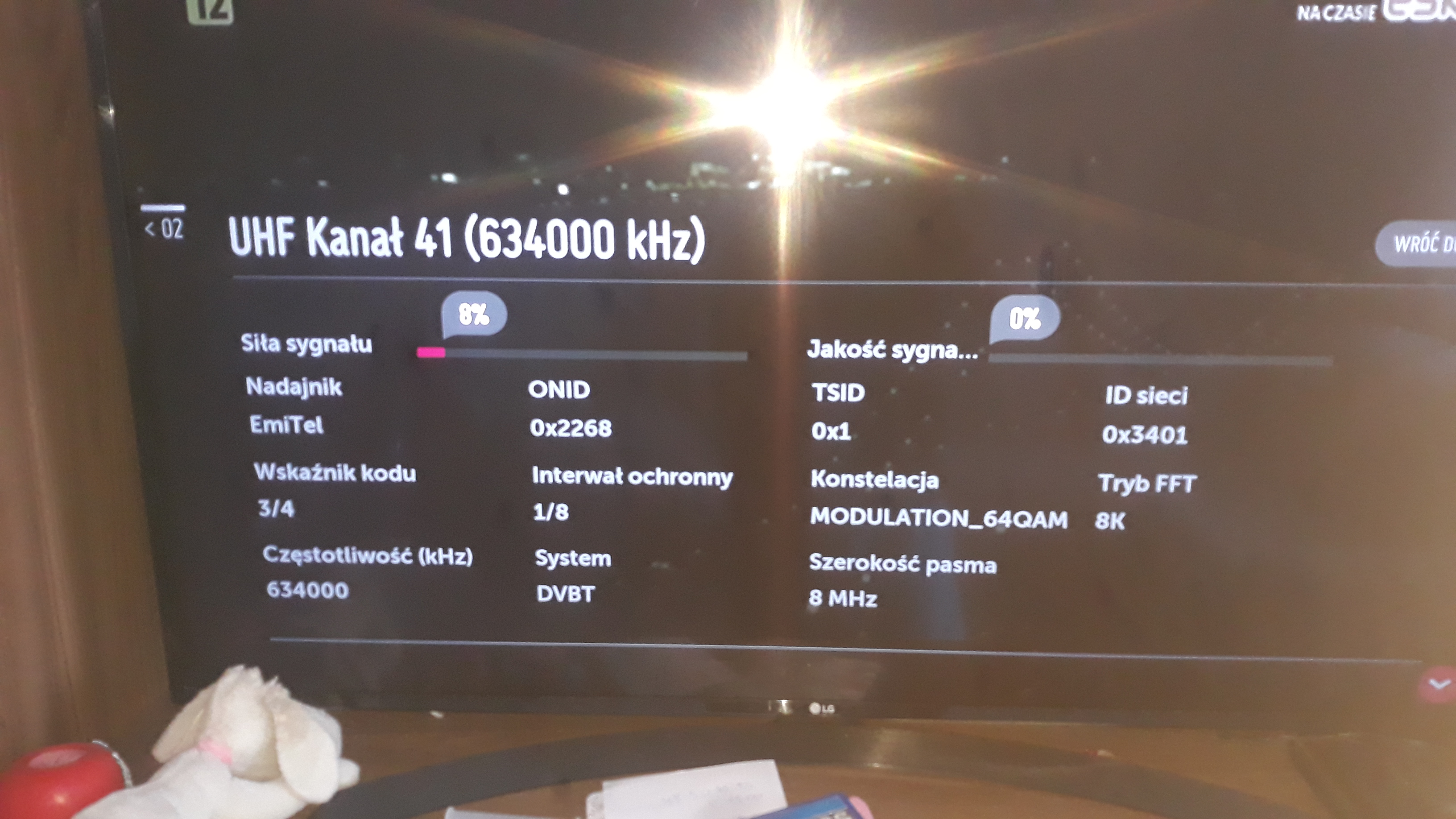 Jak poprawić odbiór Mux 1? Brak sygnału Mux 3 i 8, antena kierunkowa