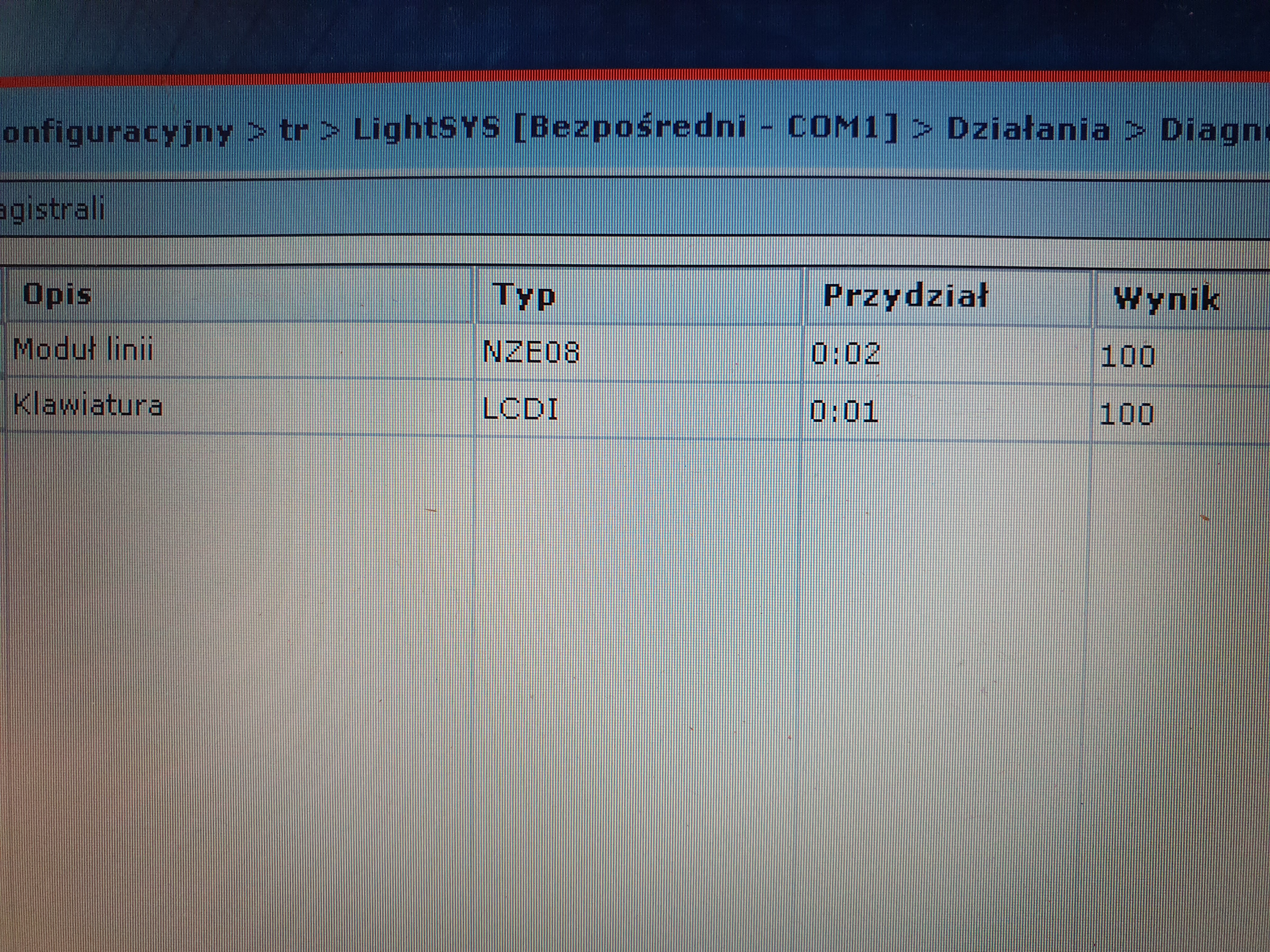 Rozszerzenie centrali Risco RP432M o kartę RP432EZ8. Brak komunikacji.
