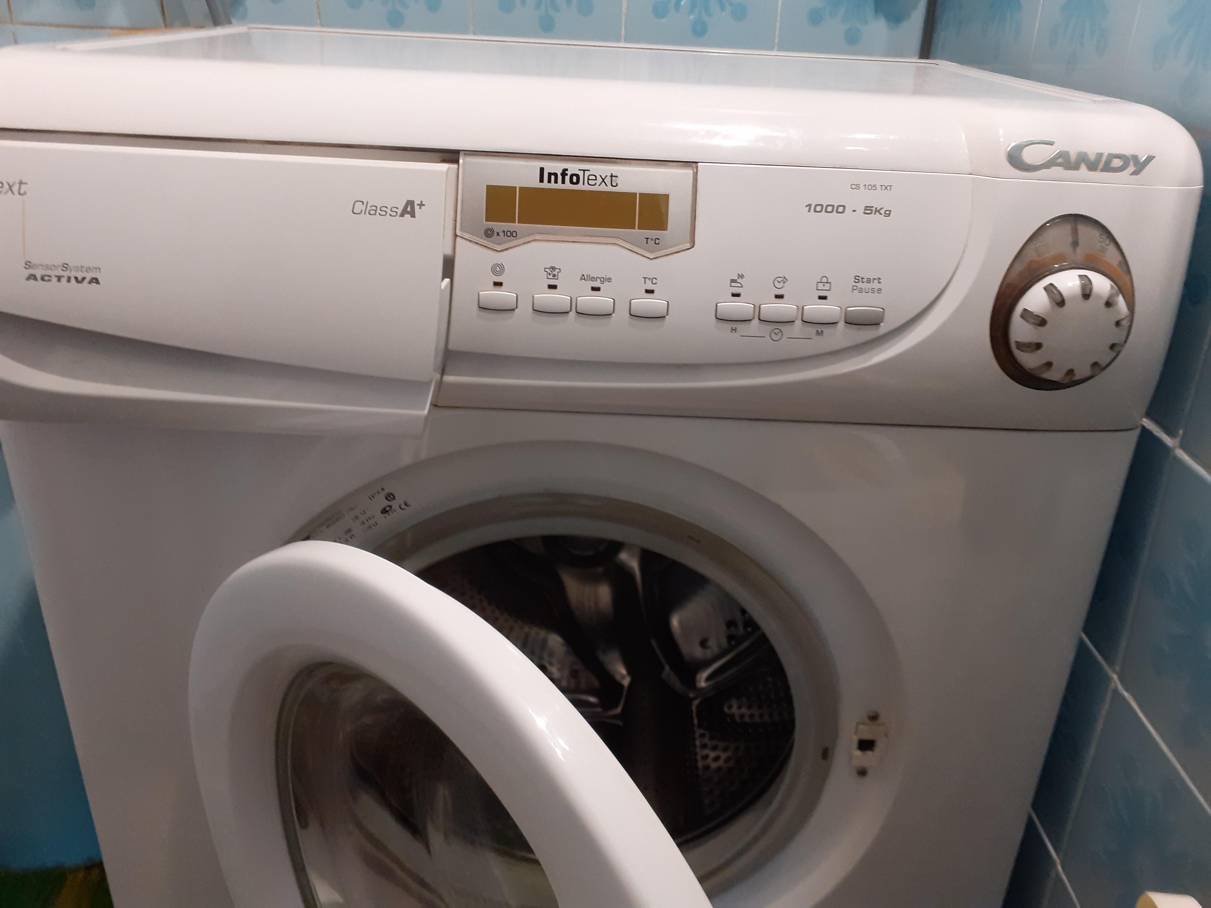Poszukiwanie wyświetlacza/schematu do pralki Candy CS 105 TXT - problem z odczytem