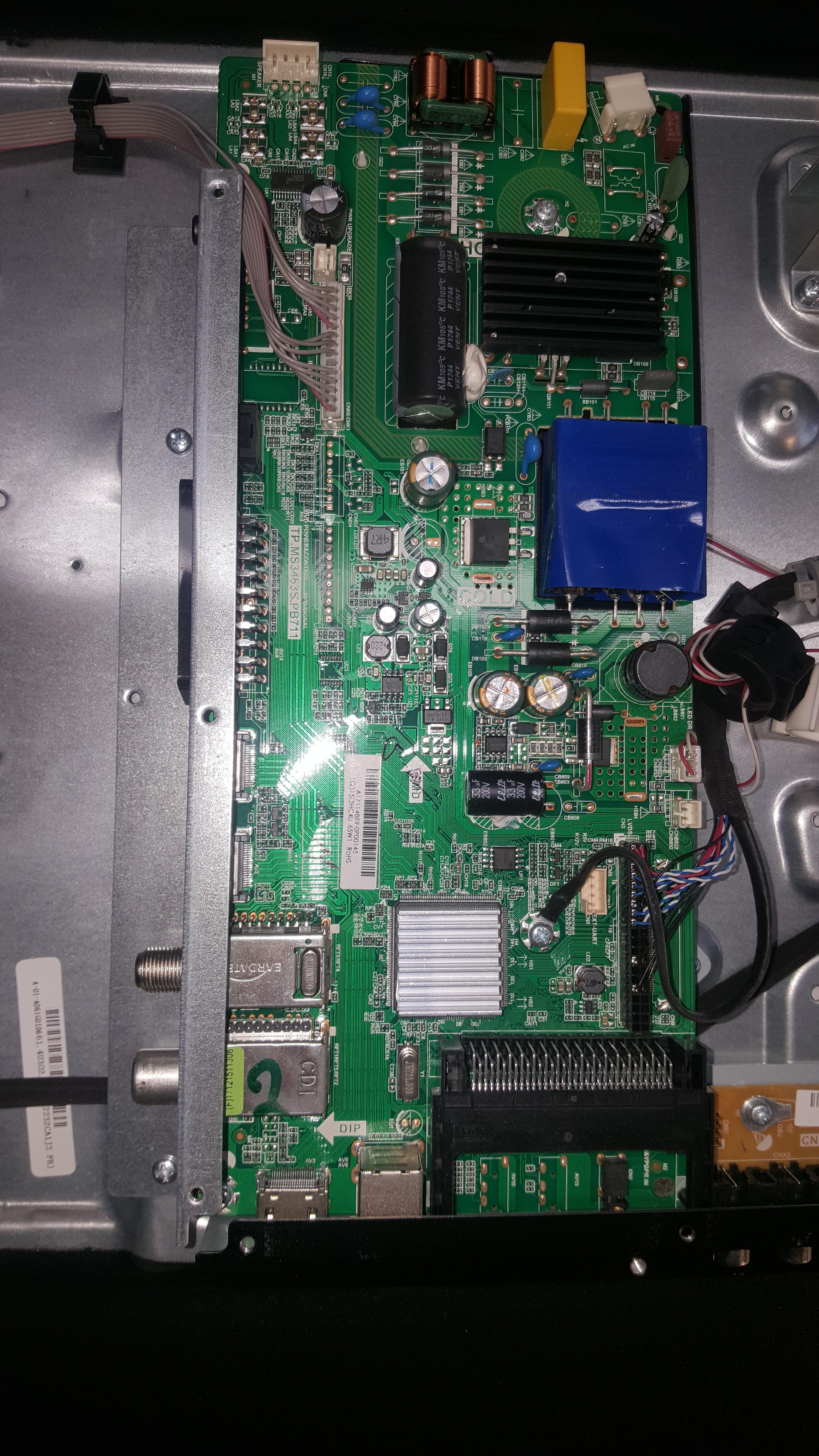 [Rozwiązano] Sharp LC-32HG3142E - świeci dioda st-by brak reakcji, potrzebny wsad