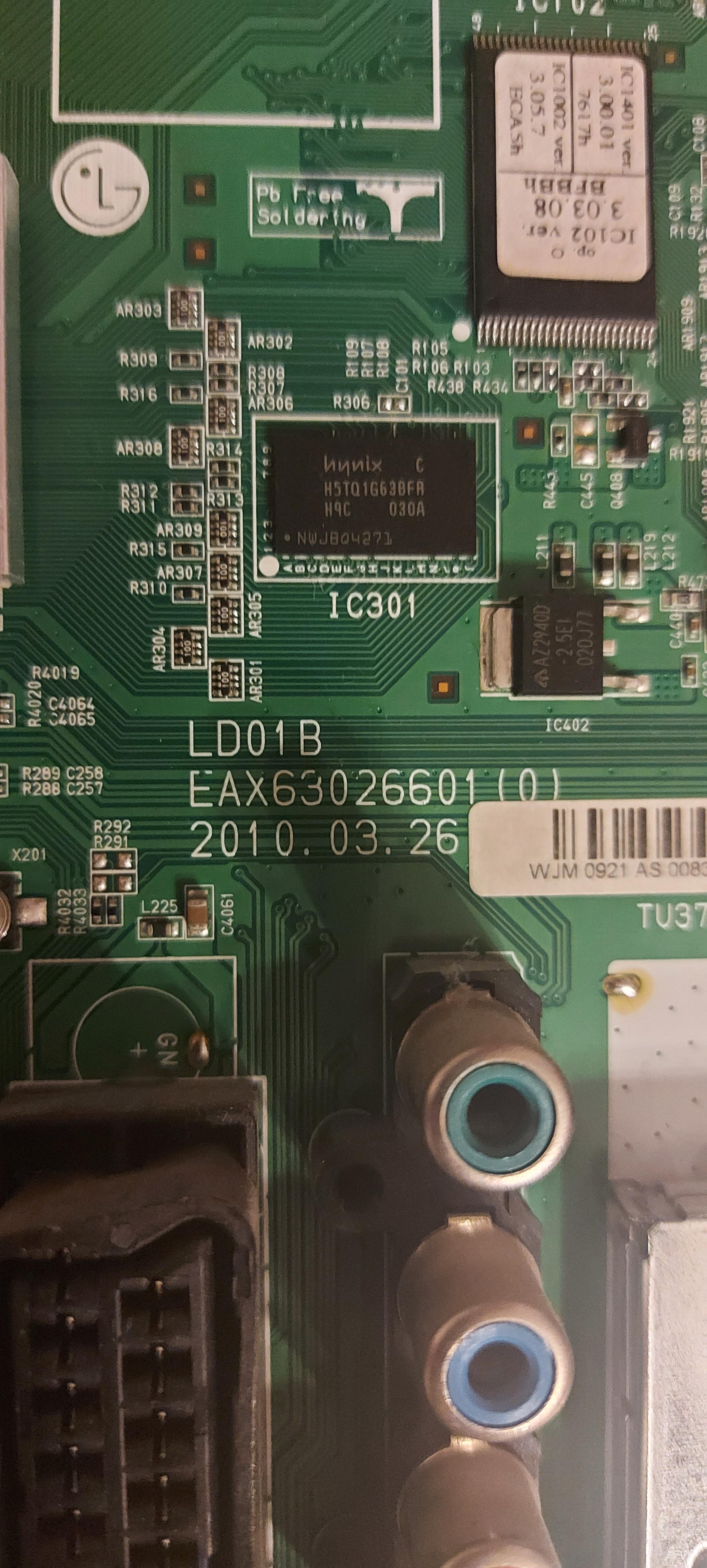 LG 42LD550 - Wskakuje logo LG i zaraz wyłącza się w stan by