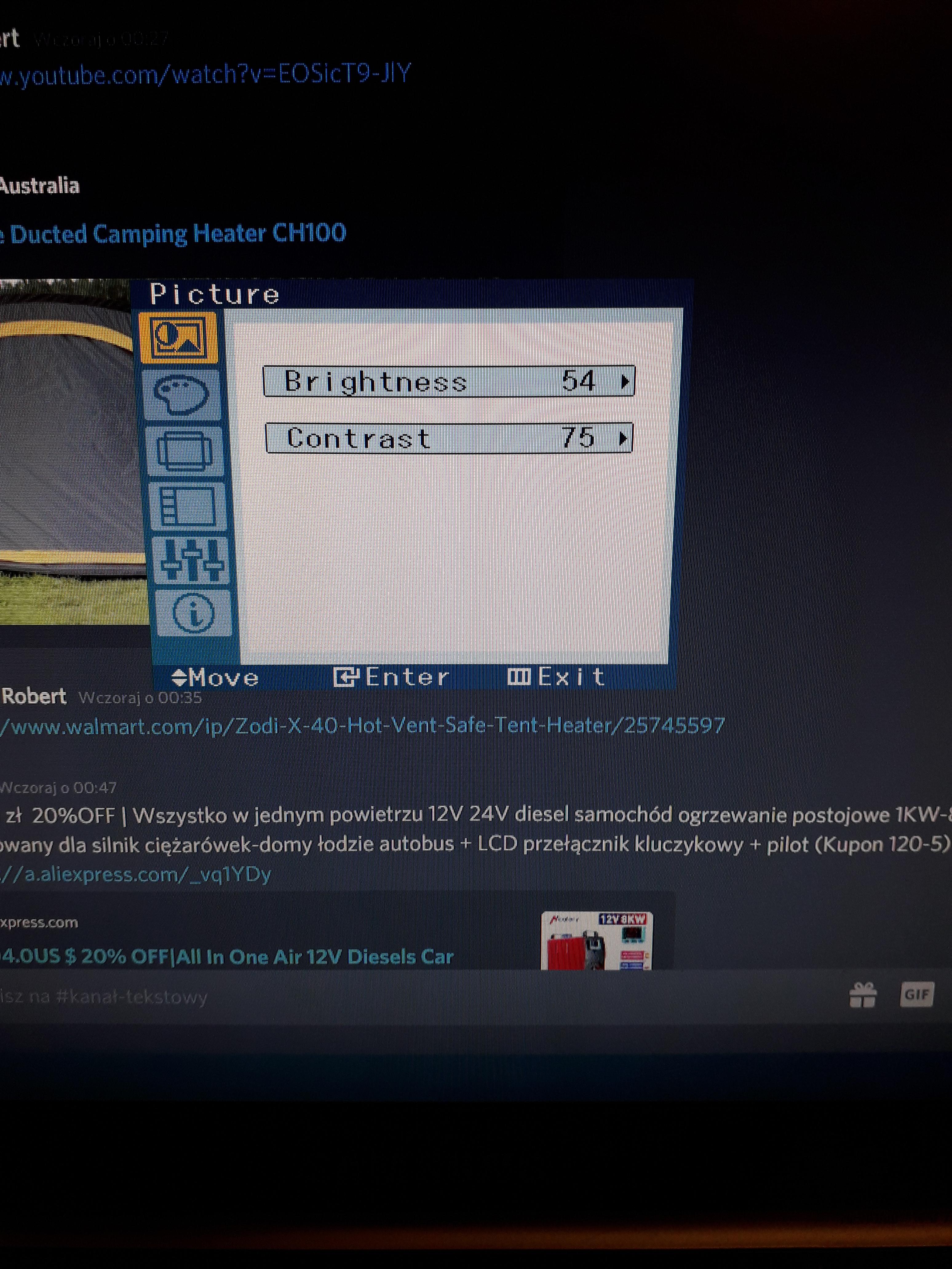 Samsung Sync Master 931BW - Nie mogę sterować jasnością monitora.