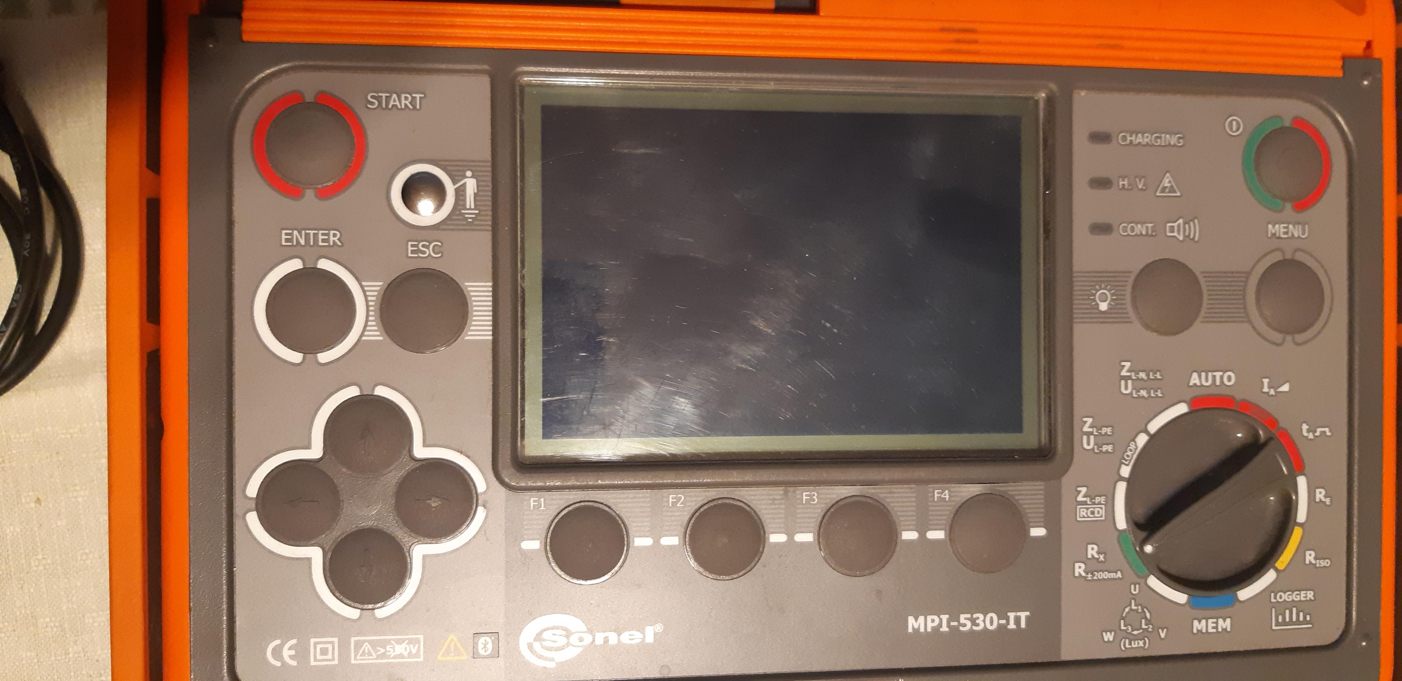 Miernik Instalacji MPI-530-IT SONEL - nie uruchamia się