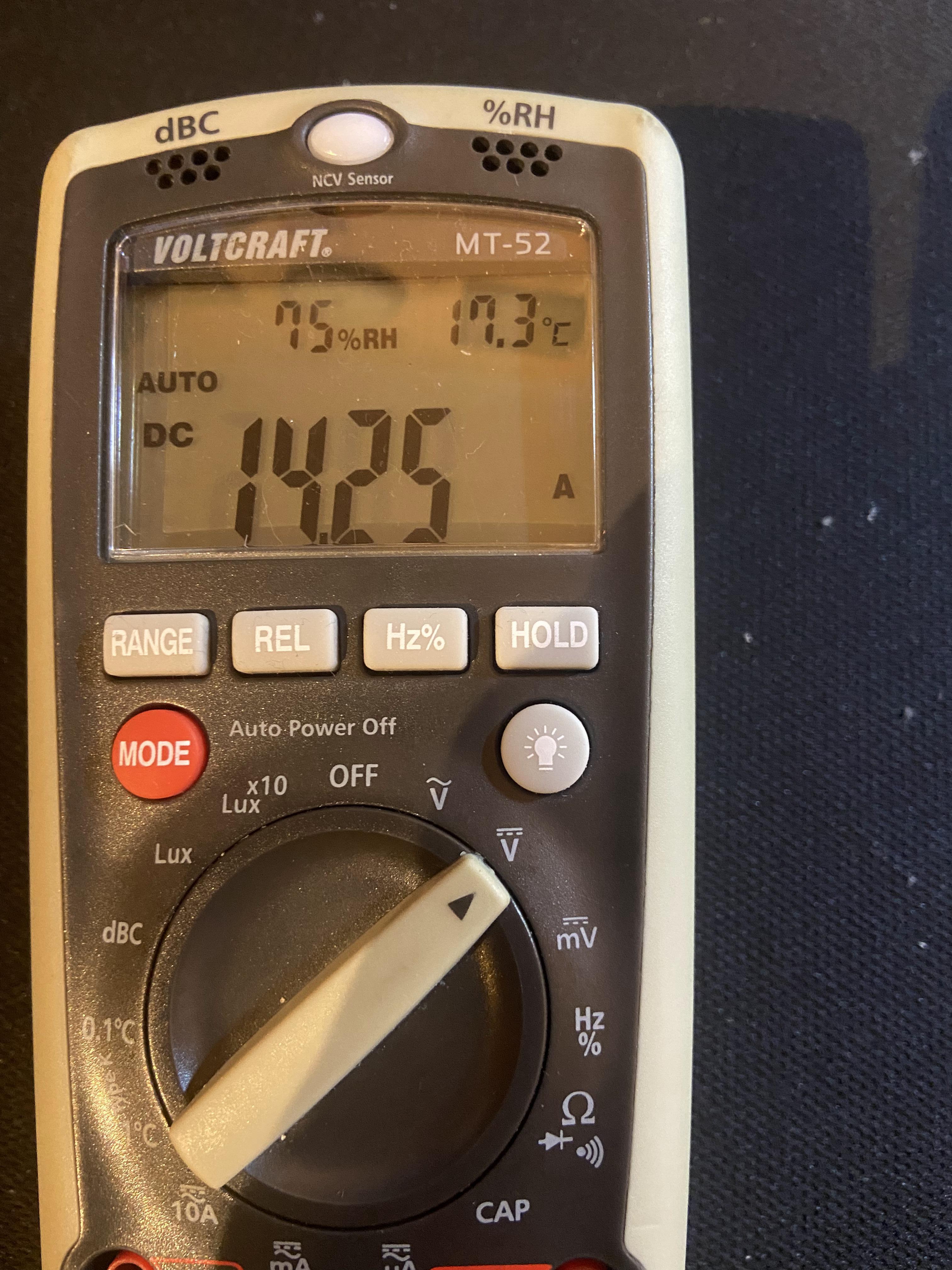 VOLTCRAFT MT-52, CEM DT-61 rozmieszczenie styków w przełaczniku zakresów