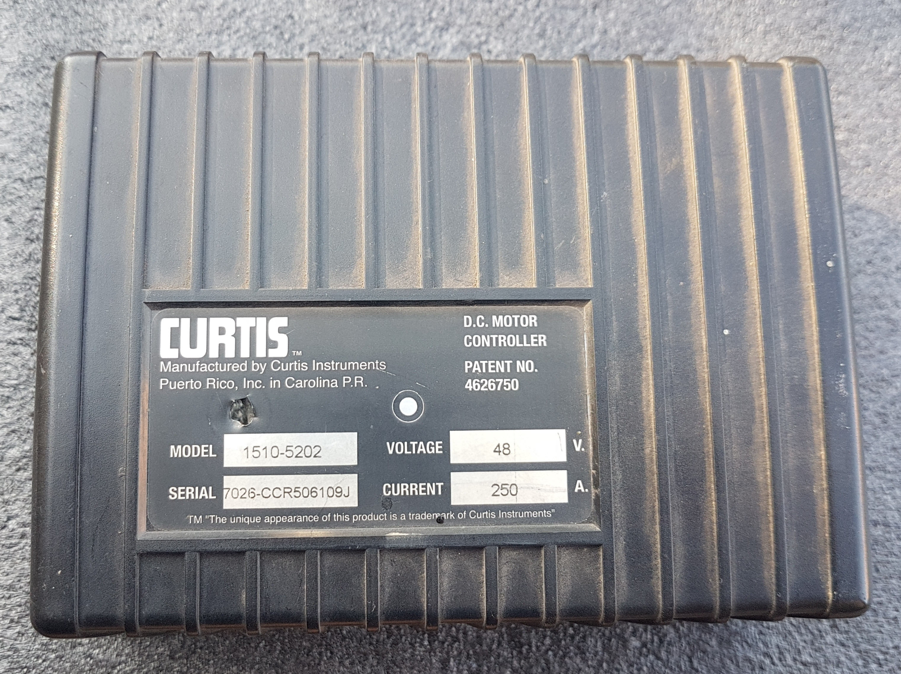 Sterownik Curtis PMC 1510-5202 dc motor controler 48V 250A ...