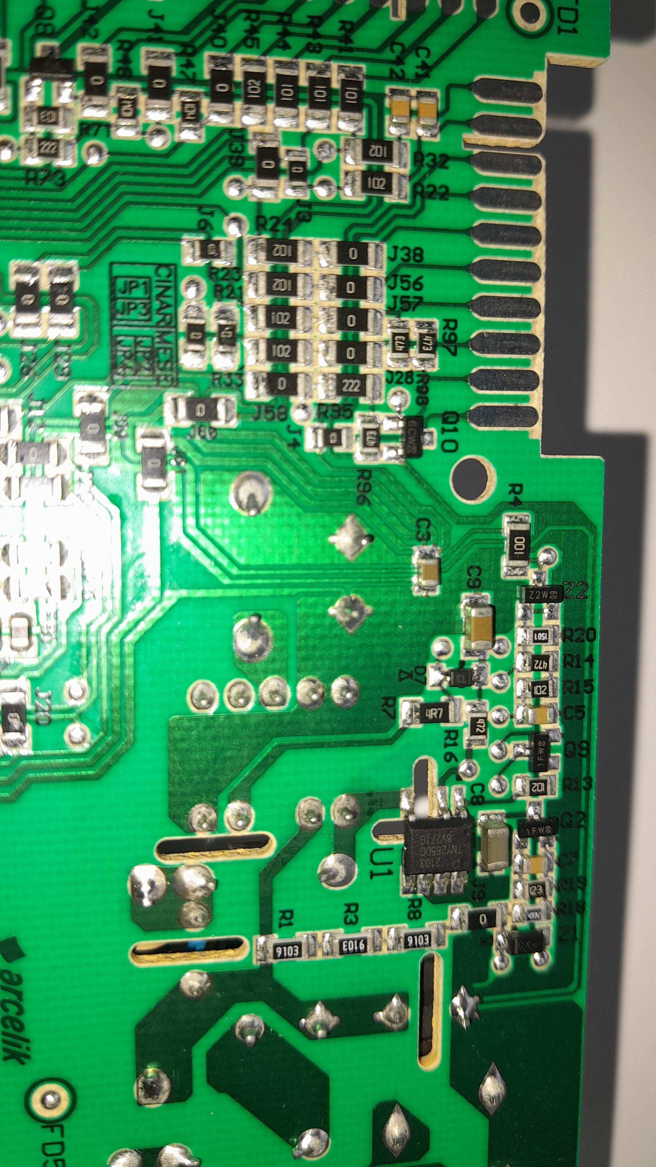 [Rozwiązano] Beko DIN 28433 zmywarka uszkodzony rezystor i kondensator ...