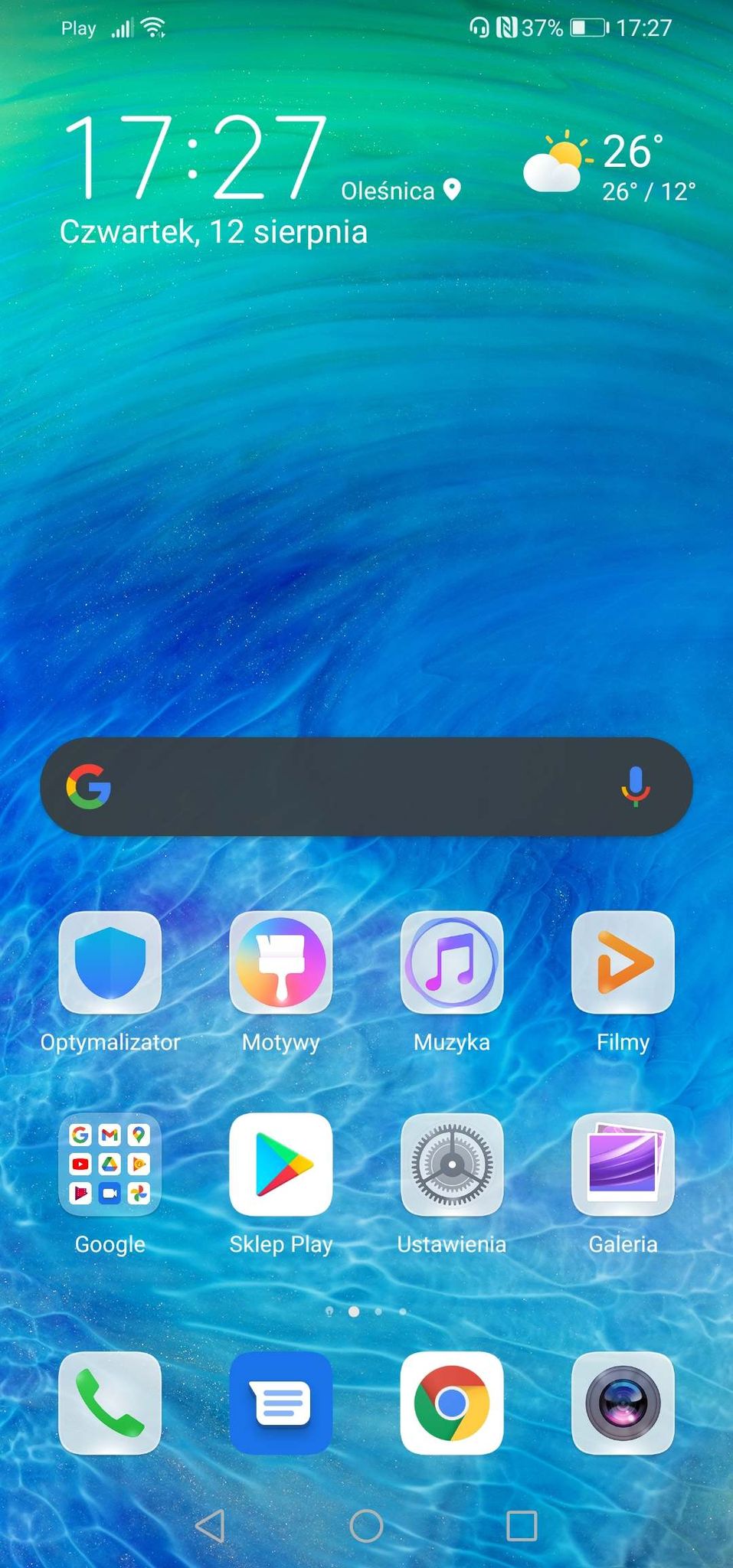 Huawei P30 Lite 256GB MAR-LX1B - brak wykrywania kabla AUX w aucie i wieży