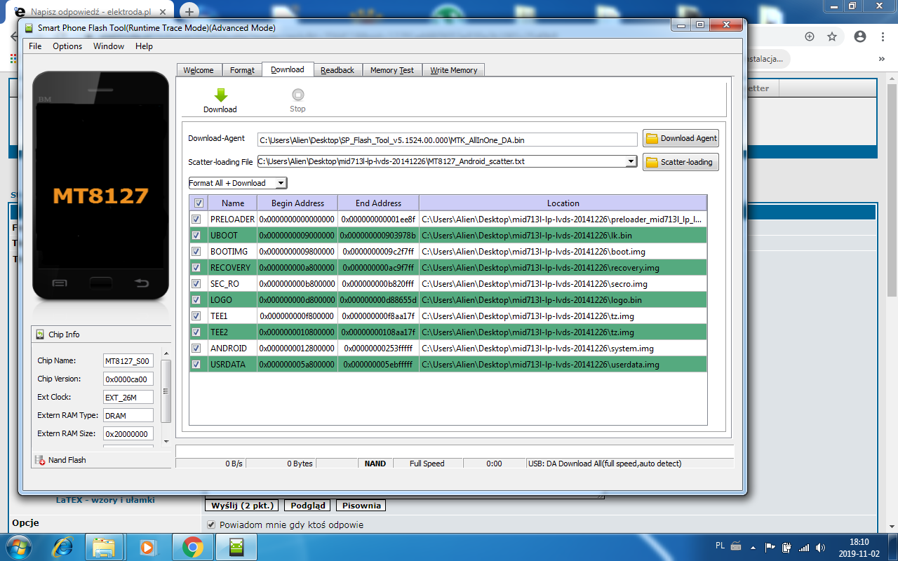 [Rozwiązano] Gdzie znaleźć ROM/Scatter dla MyPhone myTAb 10 II z MT8127?