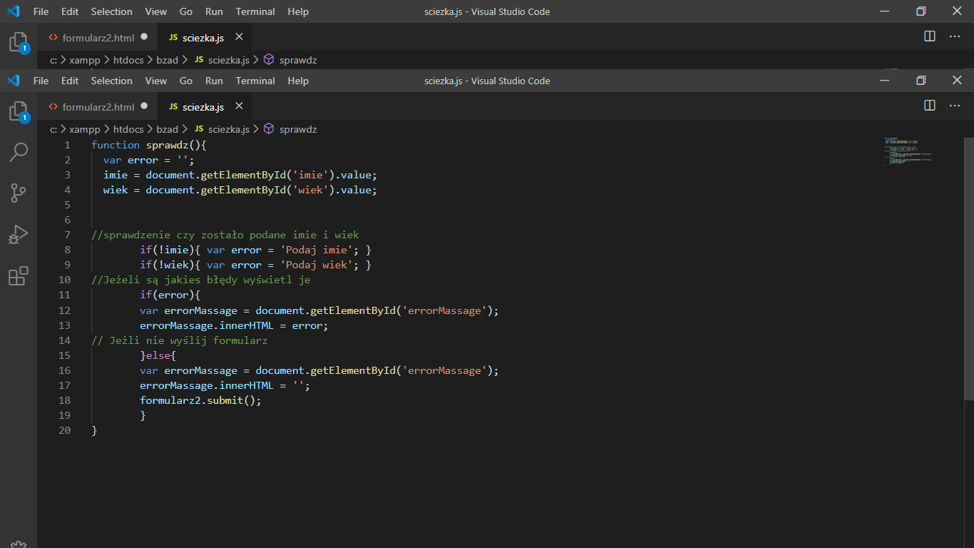Jak zrobić zadania z walidacji formularzy w JavaScript?