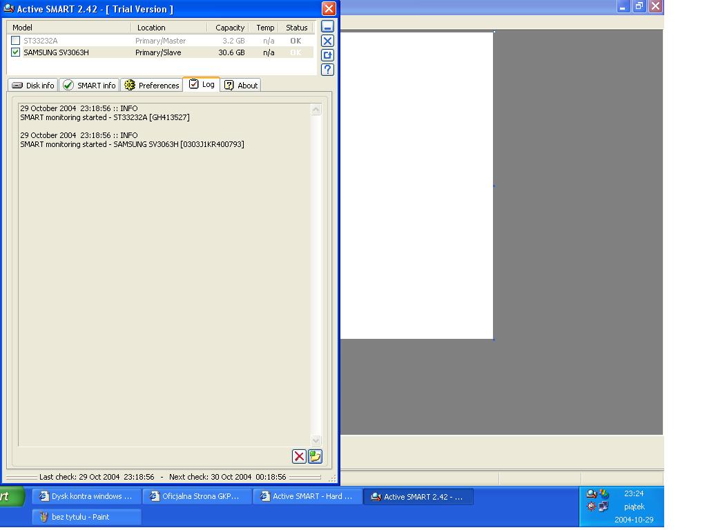 Błąd STOP: c0000221 przy instalacji Windows XP na dysku ST33232A 30GB