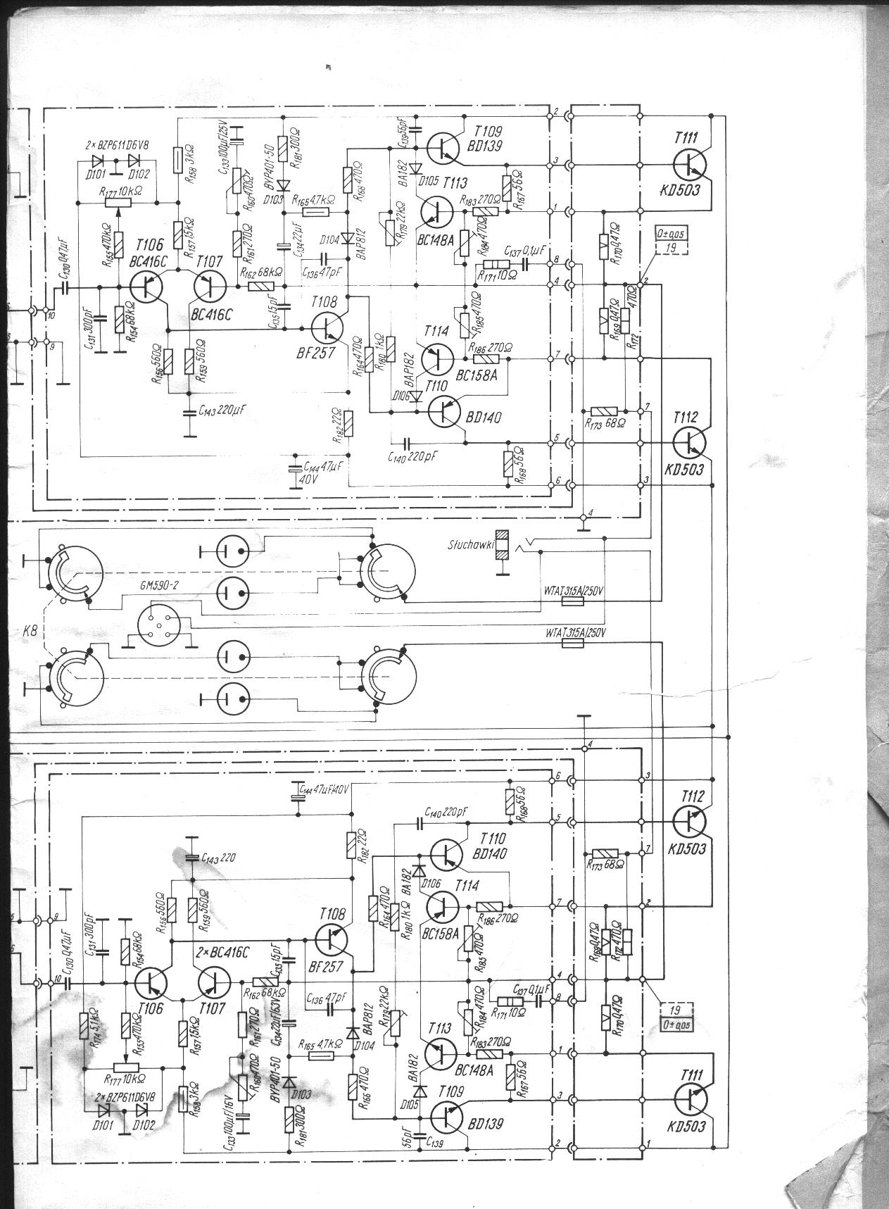 [Rozwiązano] Wzmacniacz Diora WS303 - buczenie i problemy z kanałami ...