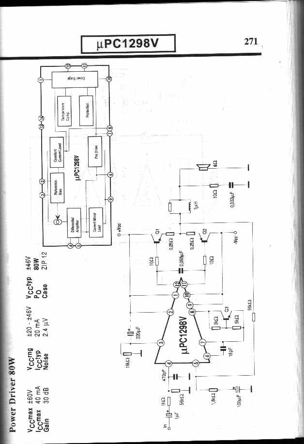 Aplikacja UPC1298 we wzmacniaczu SONY TA-F170 - gdzie znaleźć?