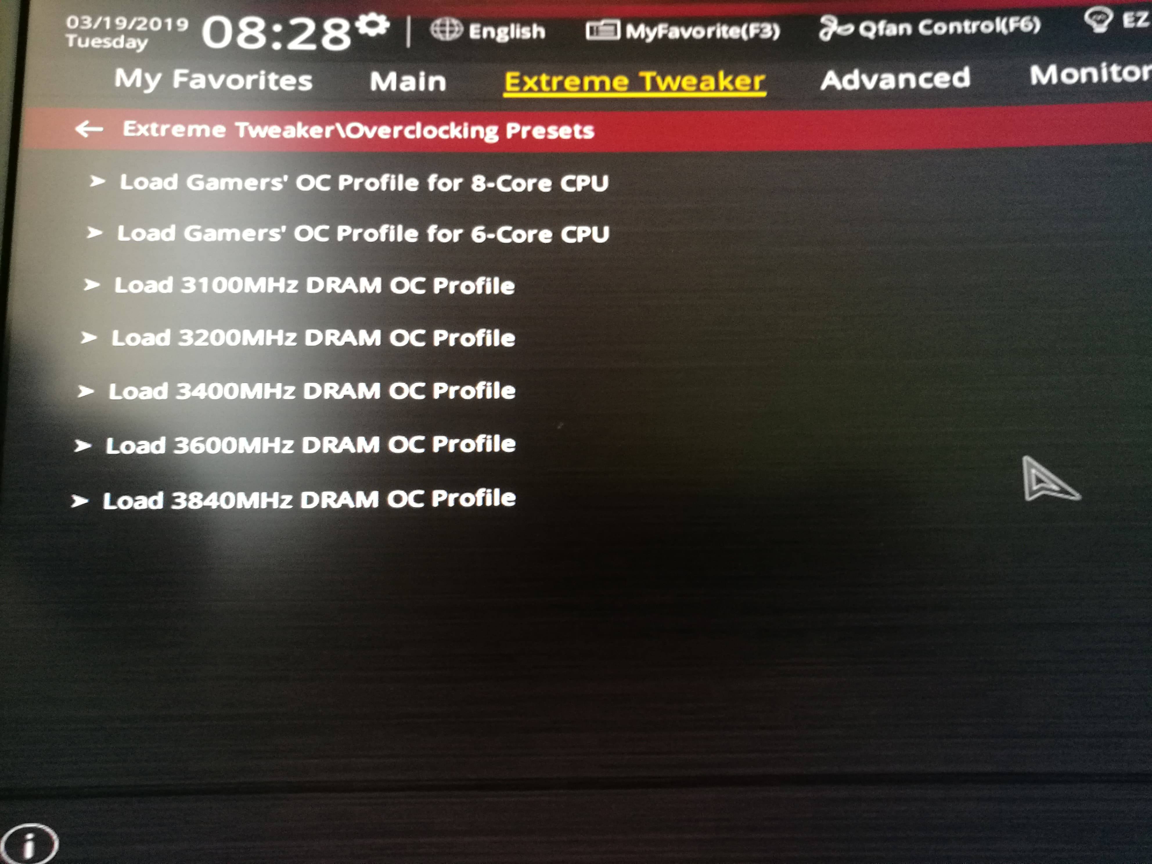 [Rozwiązano] Rampage V Extreme - Overclocking failed! Nie mogę ...