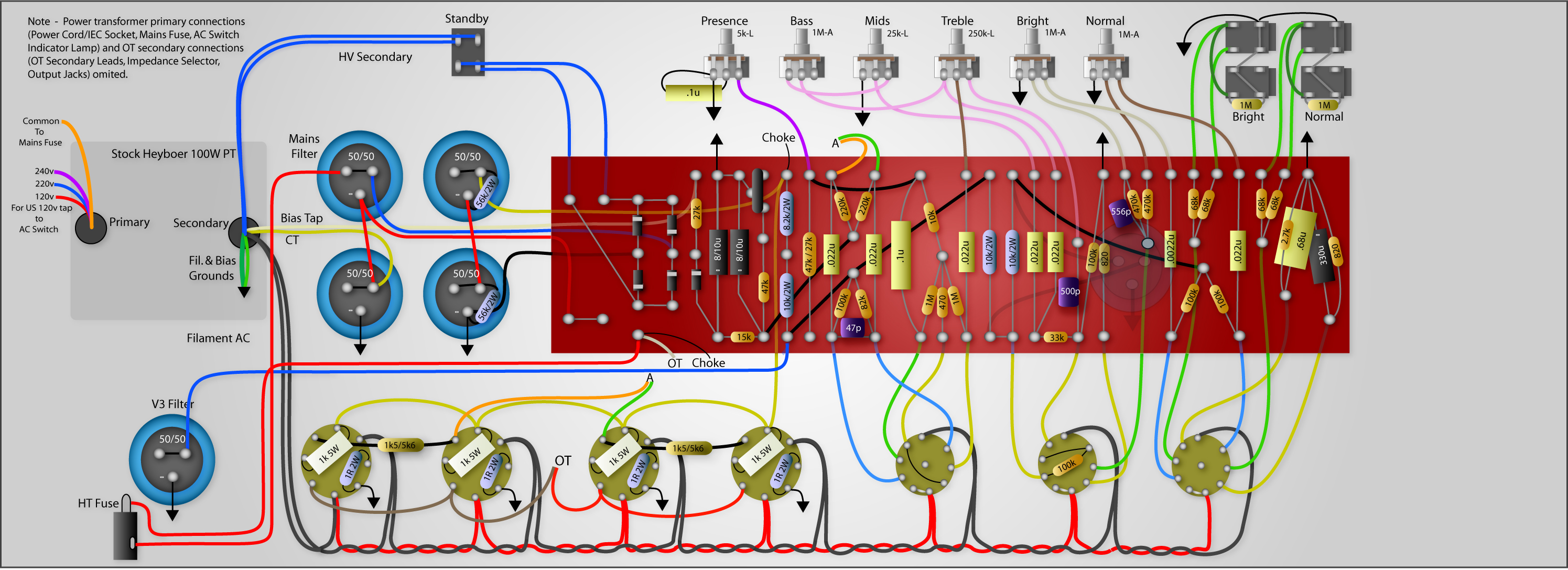 Marshall 1959 Slp Schematic