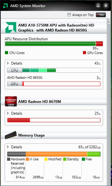 Asus R510D - Gry uruchamiają się na dwóch kartach graficznych, dlaczego?