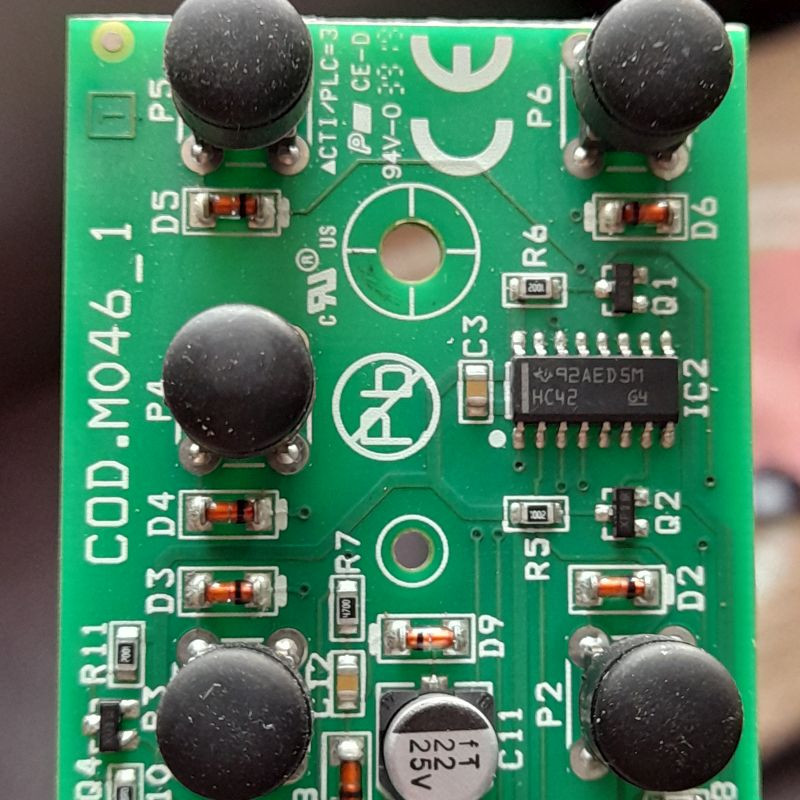 Panel sterowania piec na pellet Cadel Spirit 3 - identyfikacja elementu.