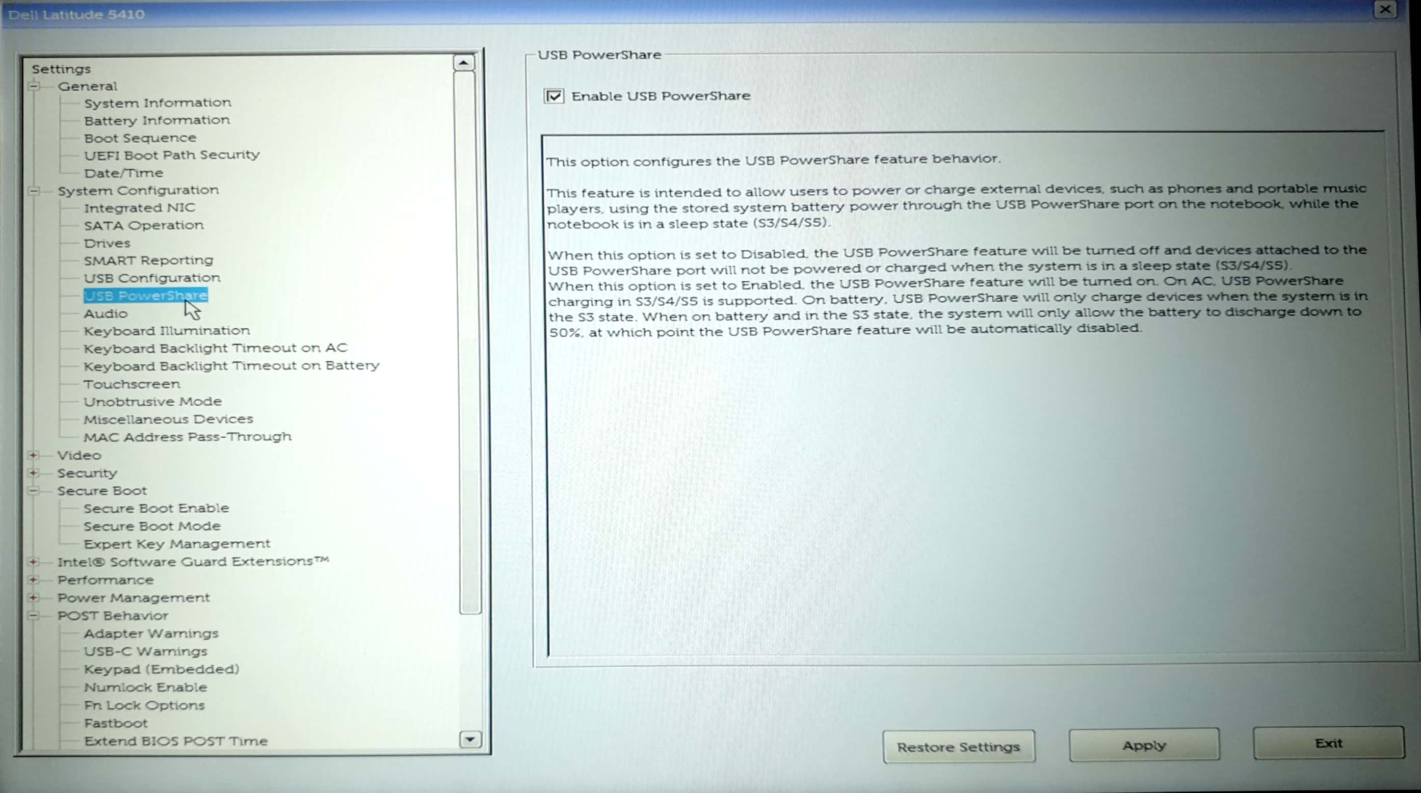 Dell Latitude 5410 - jak uruchomić boot USB w BIOS?