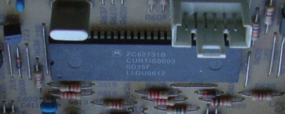 Identyfikacja płyty głównej TV CRT z układami MC44614P, TDA8137, TDA8170, TDA2006