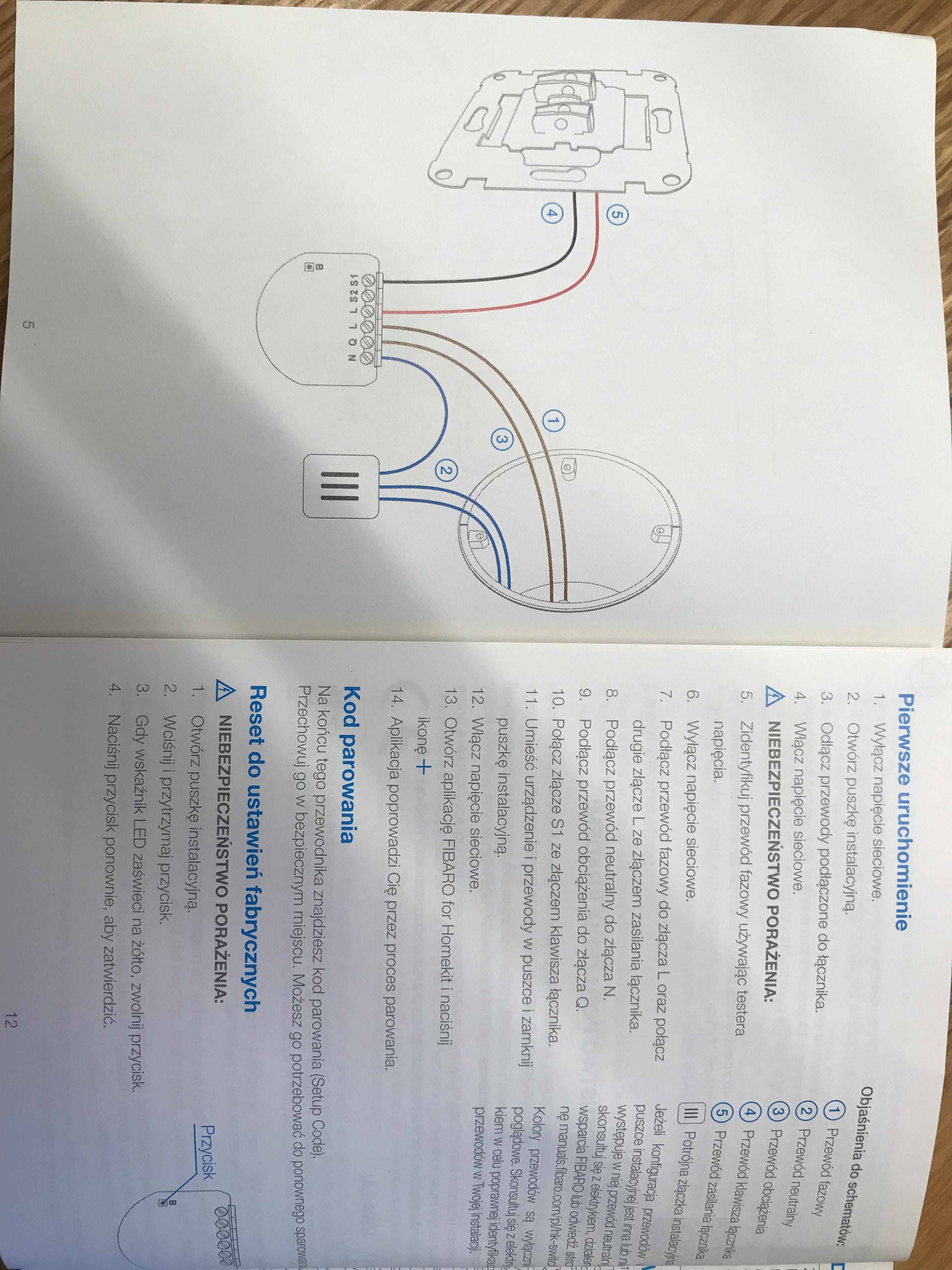 Podłączenie Fibaro Single Switch bez przewodu neutralnego - możliwe ...