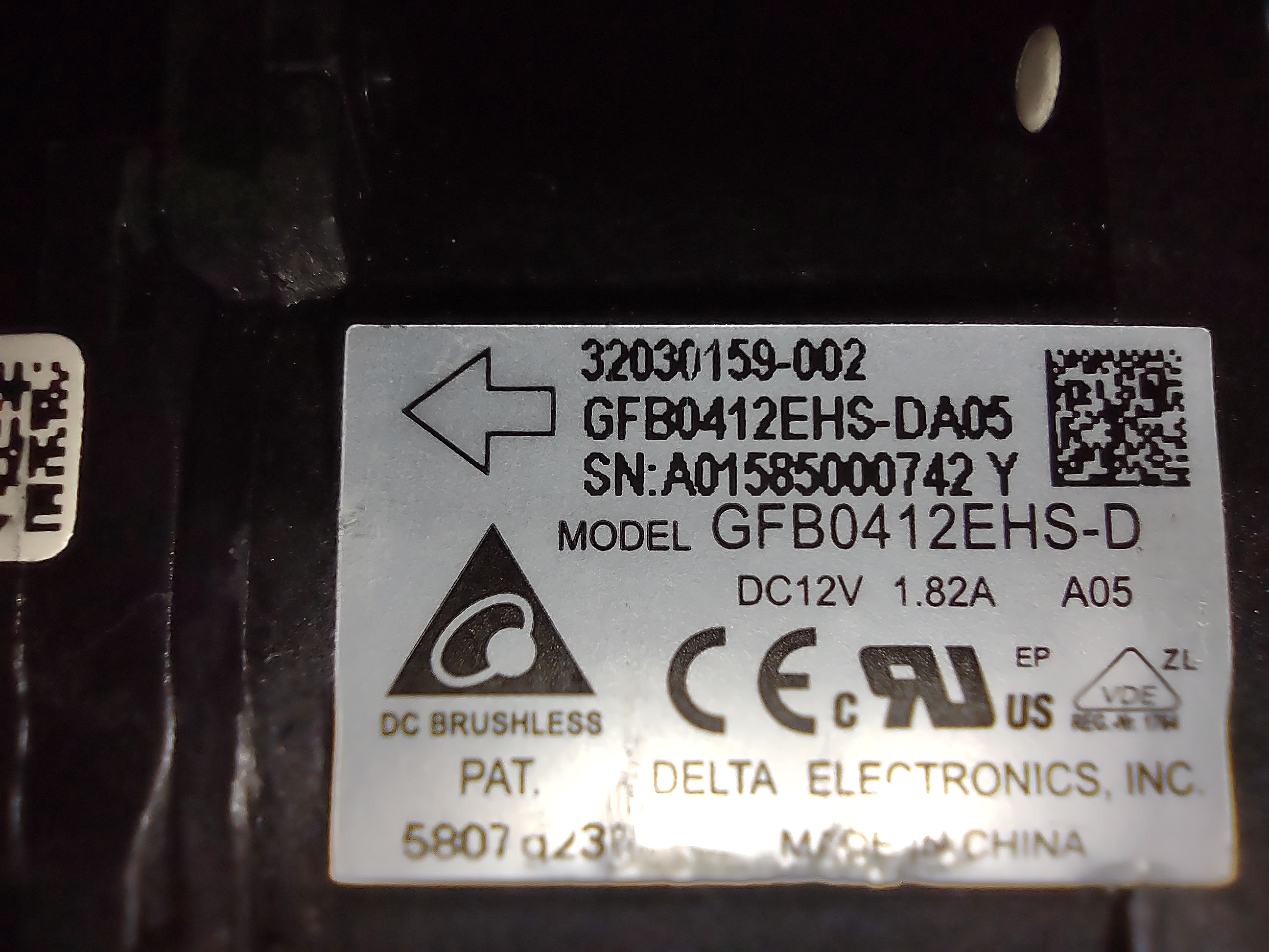 HP Proliant DL360 G6/G7 - Fan Module GFB0412EHS i generator PWM