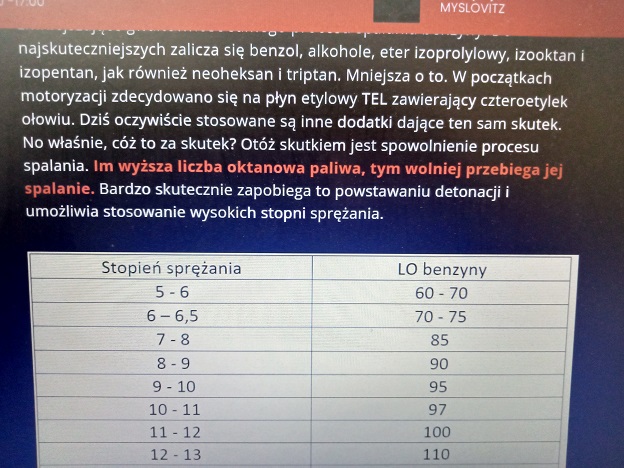 Benzyna 95 Okt. do Junaka M 07 - Ryzyko stosowania dzisiejszych benzyn ...