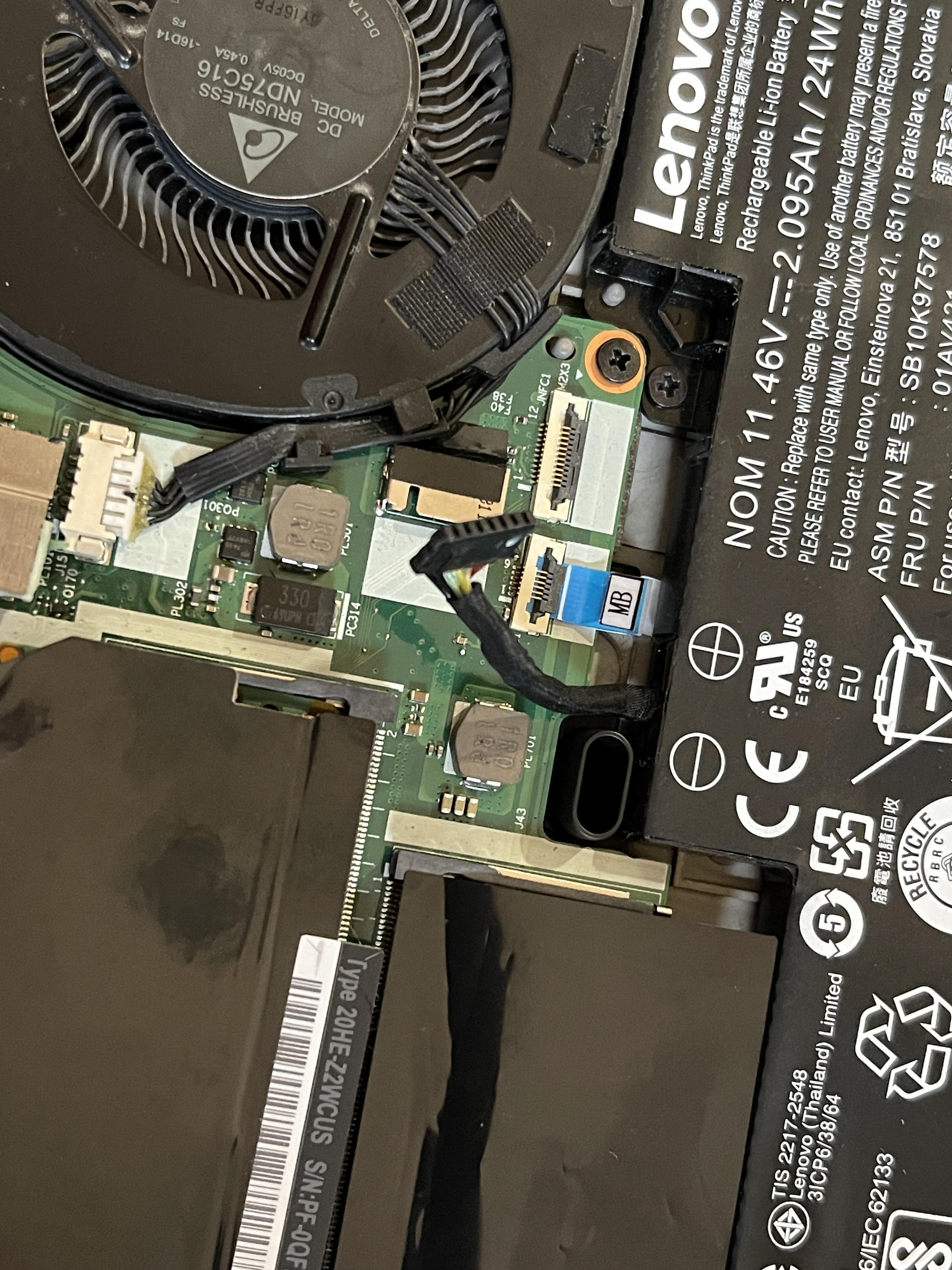 Lenovo ThinkPad T470 - Zmiana baterii, która jest w użyciu