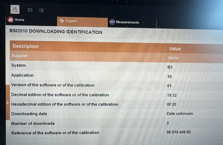 Citroen C4 Cactus 2015 – błąd B183F 11 BSI, brak rozruchu, licznik startów