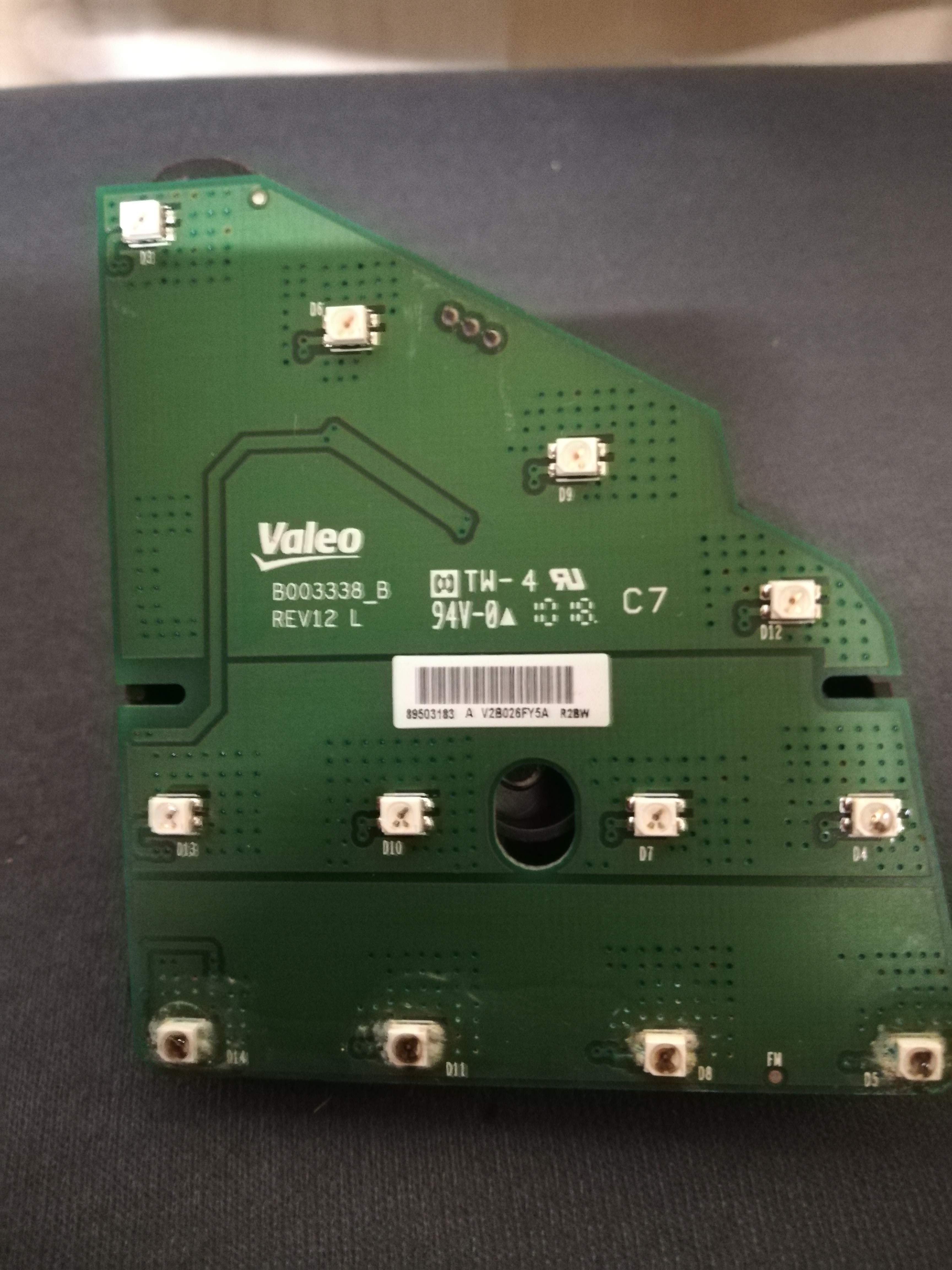 Moduł LED lampy tylnej stop pozycyjne Qashqai spalone diody