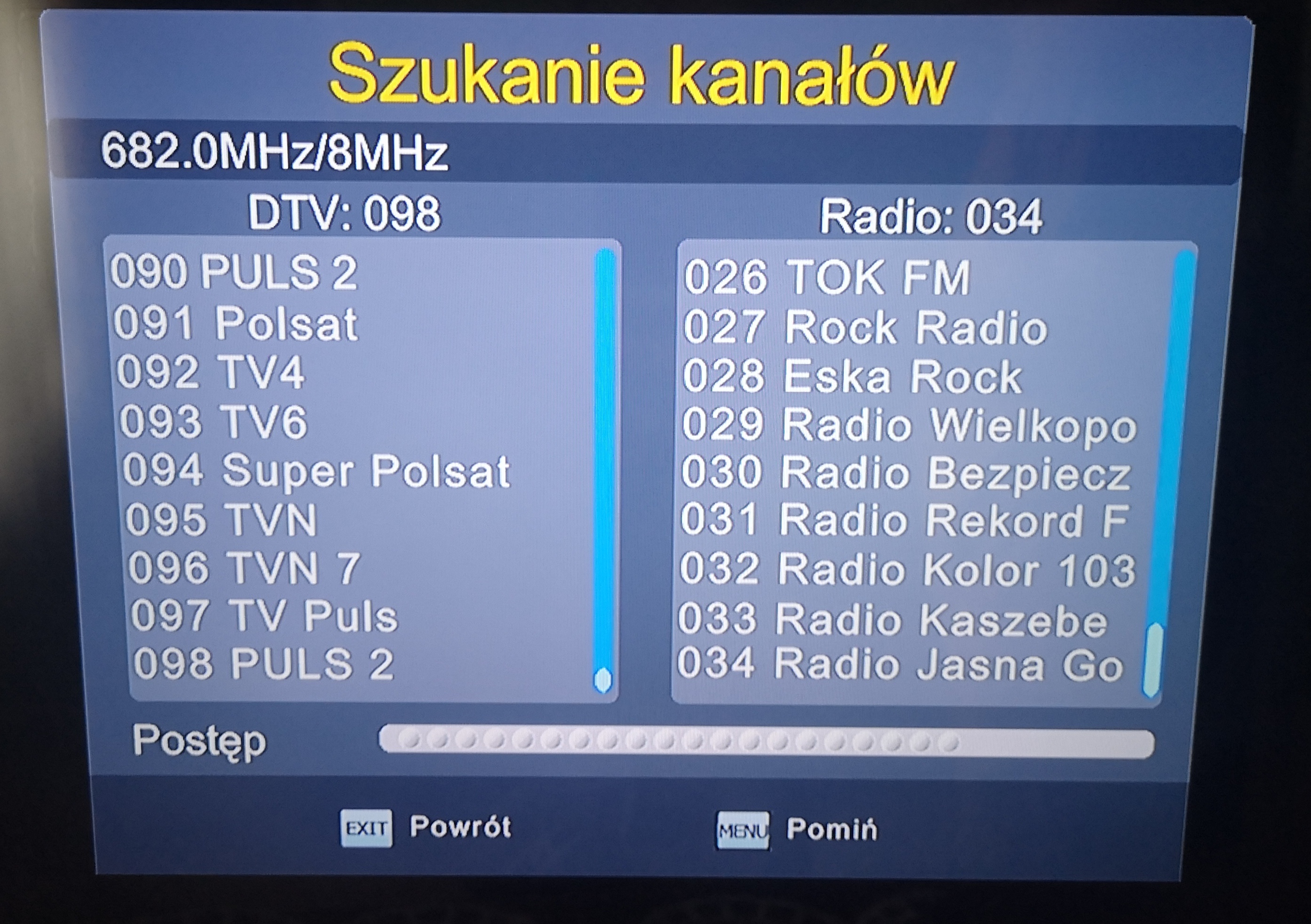 [Rozwiązano] Brak programów z mux 2 (Kanały z mux 3 działają poprawnie)