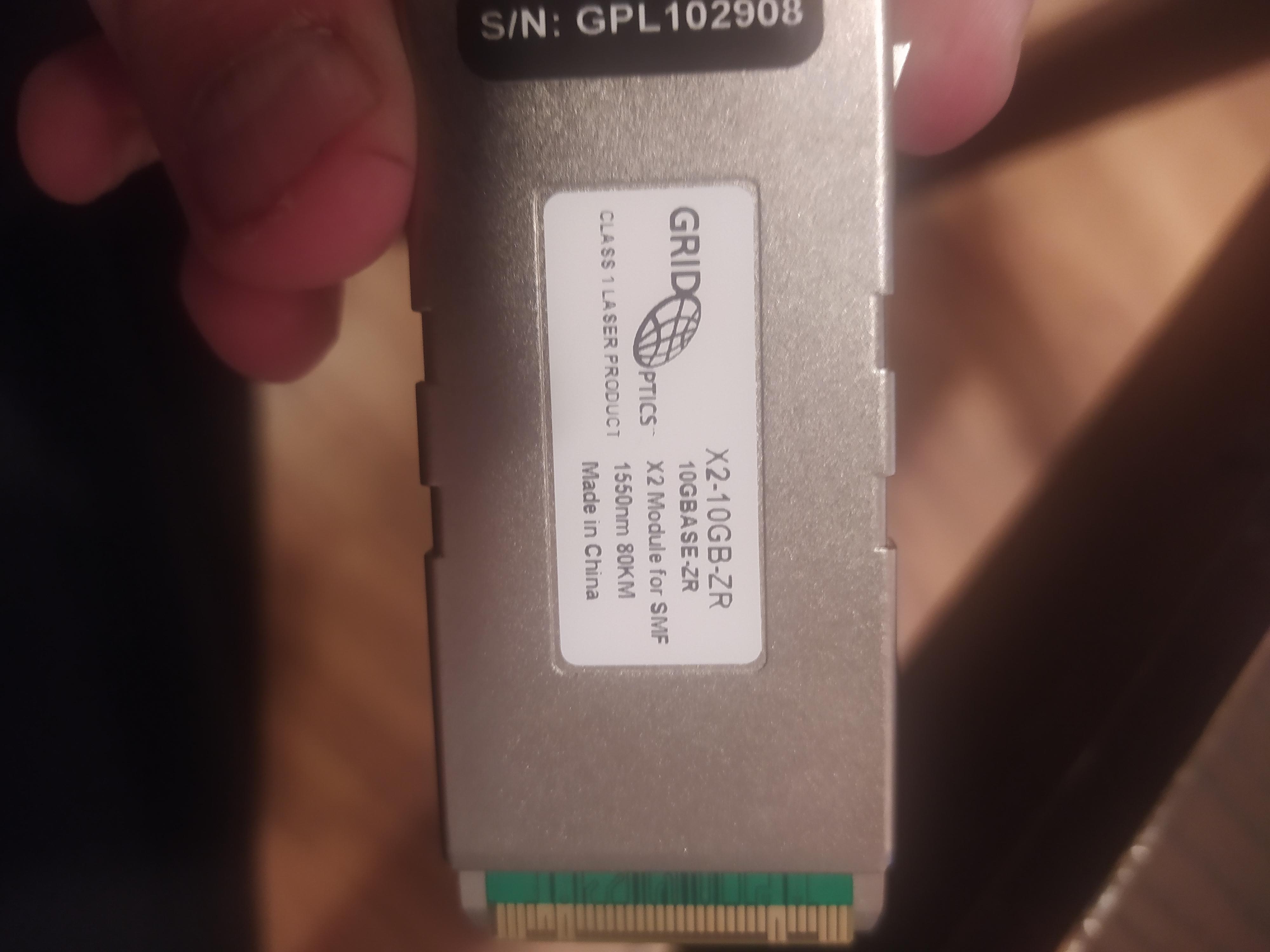 [Porada] Sprawdzenie i ewentualna sprzedaż modułów X2-10GB-ZR Grip ...