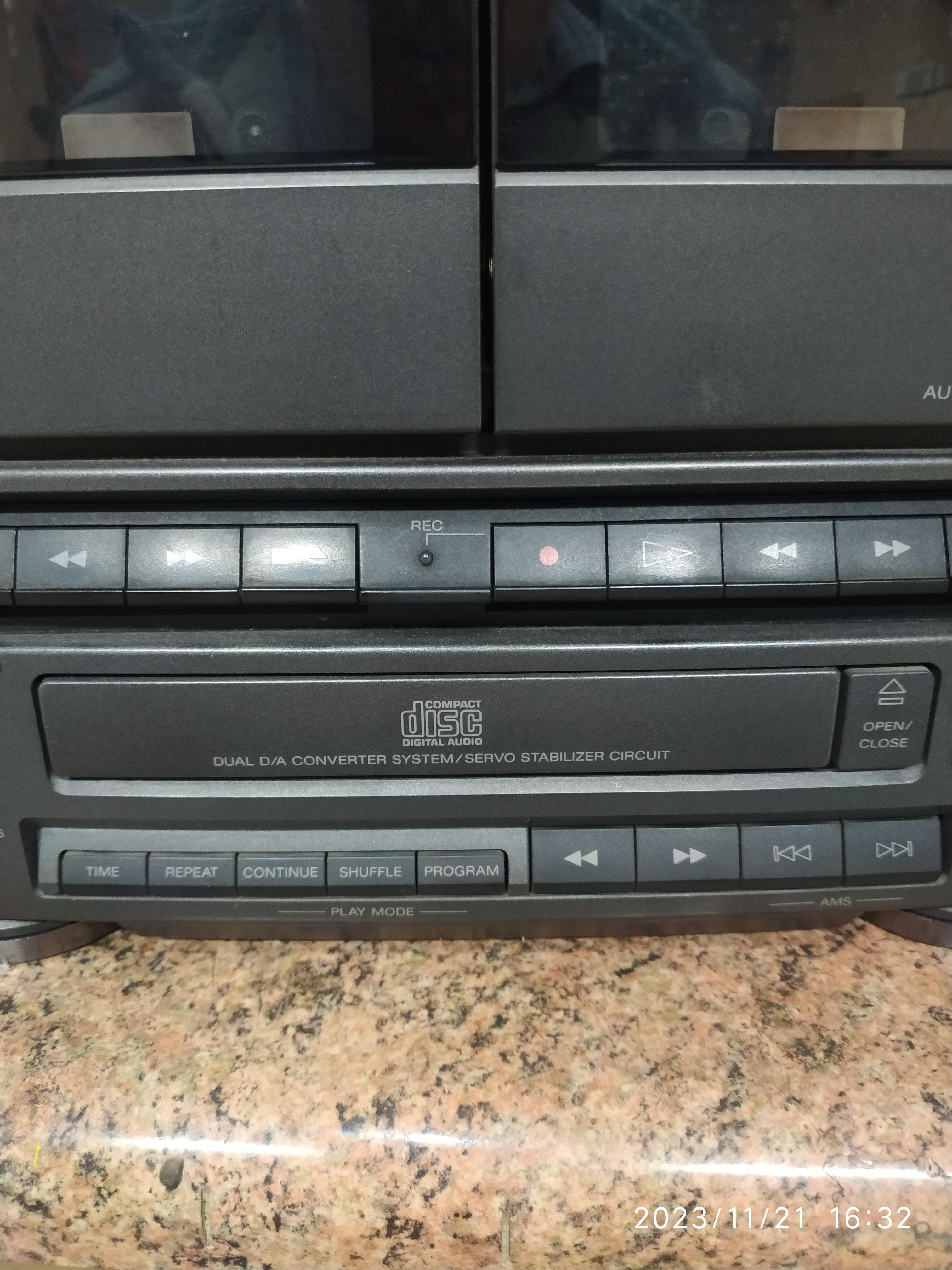 Stara wieża FH-B55CD Sony - problem z czytnikiem CD, nie pomogło czyszczenie lasera