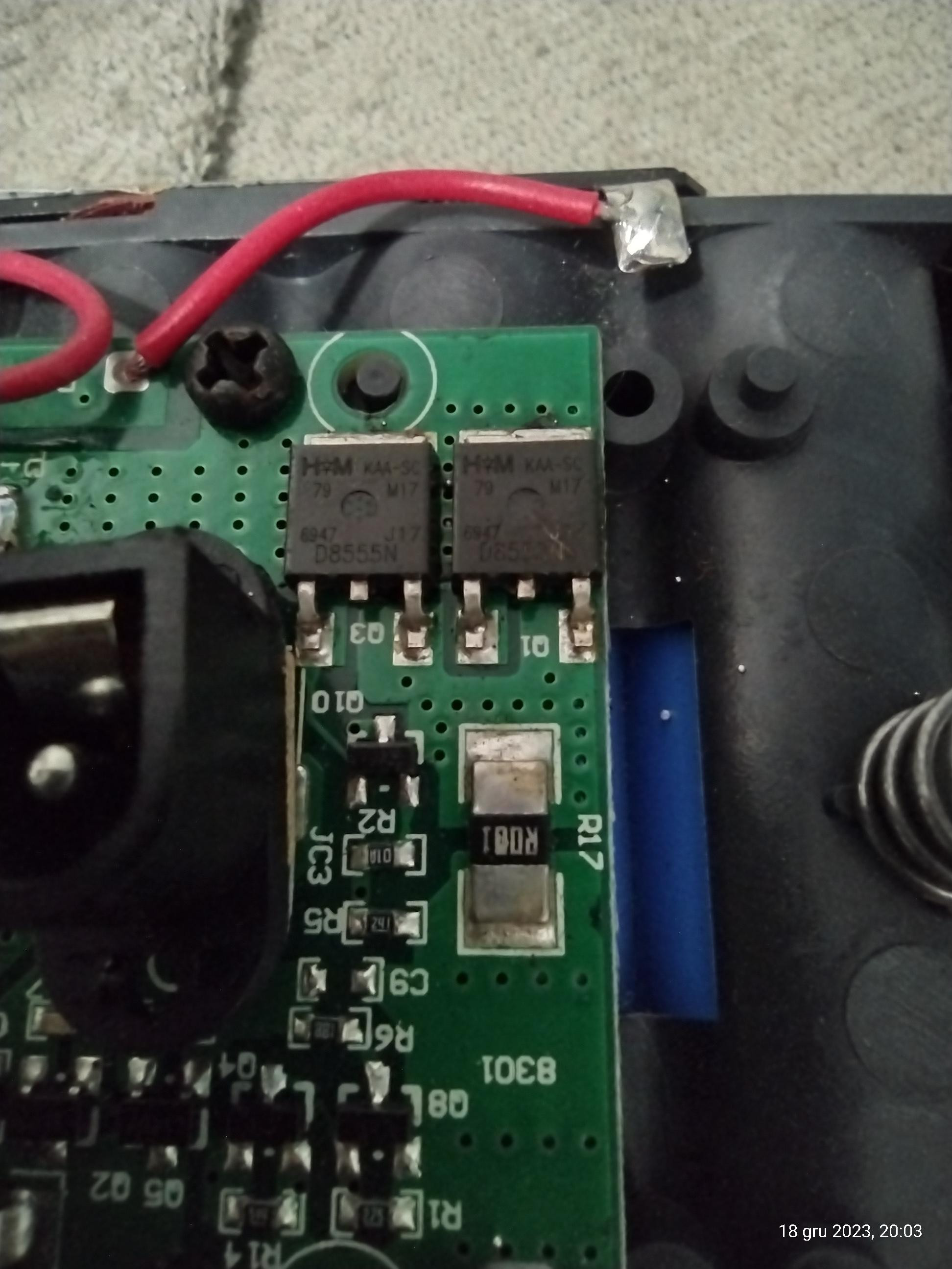 Jaki zamiennik dla tranzystora D8555n? Brak w sklepach i sieci.