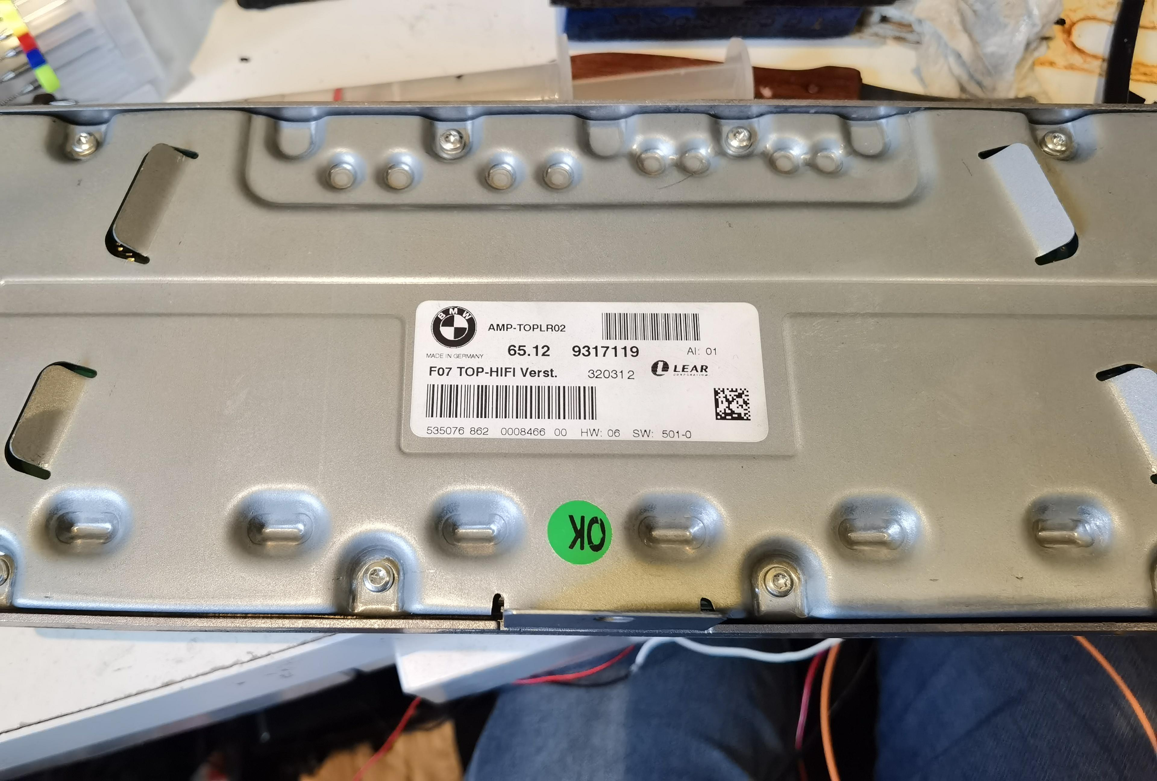 [Rozwiązano] Jak uruchomić wzmacniacz Harman/Becker BE B263 z BMW 4 ...