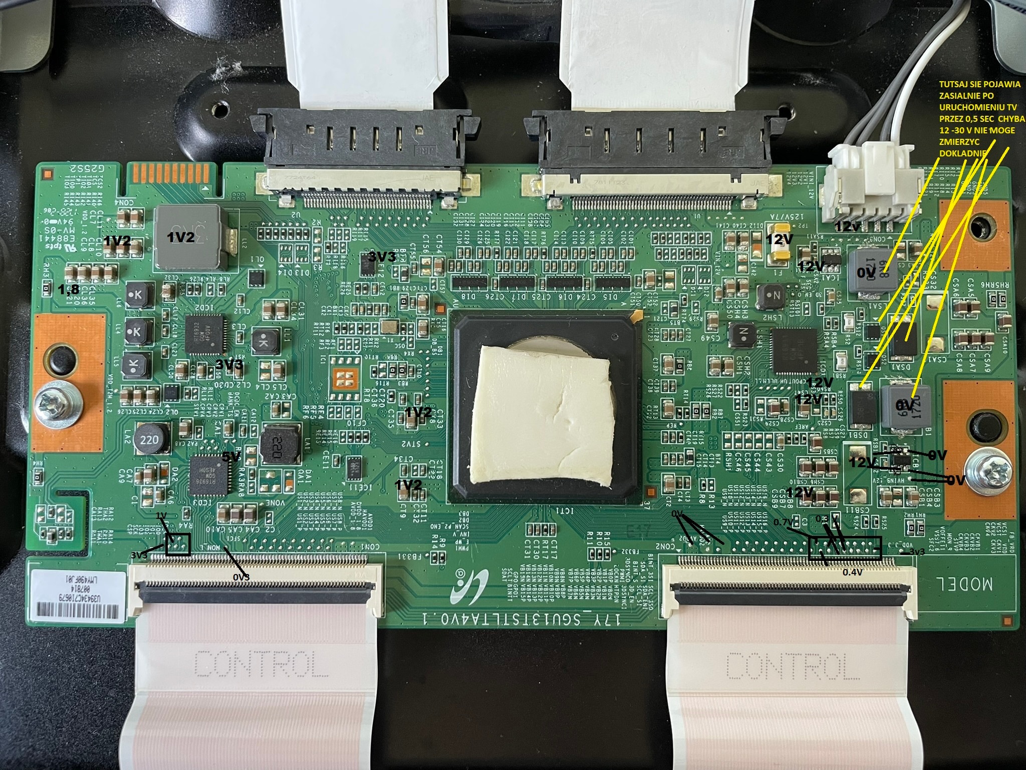 [Rozwiązano] SONY Bravia 49XE9005 – podświetlenie i dźwięk są, brak ...