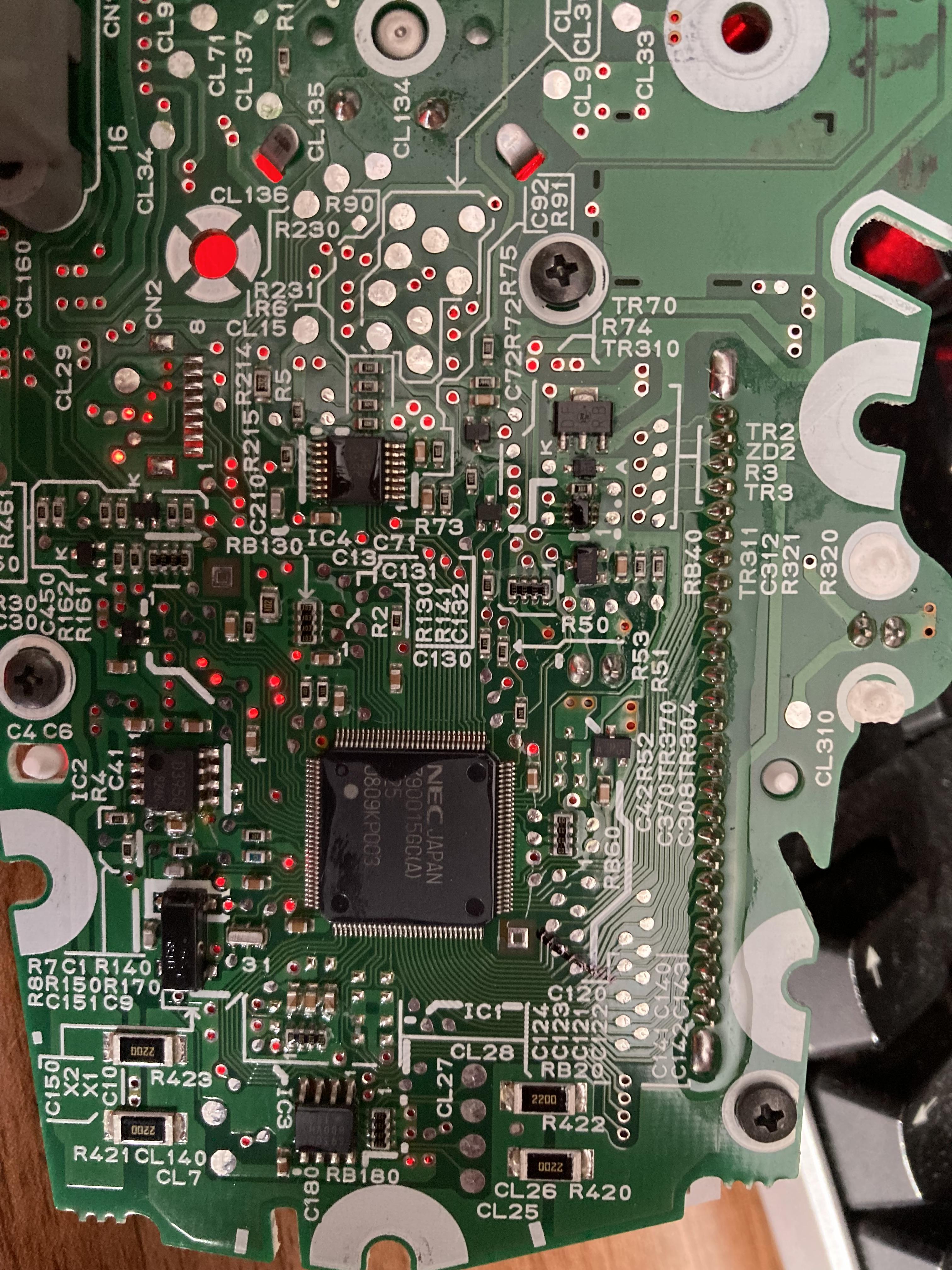 Suzuki gsx650F - wymiana licznika, odczyt epromu D3950