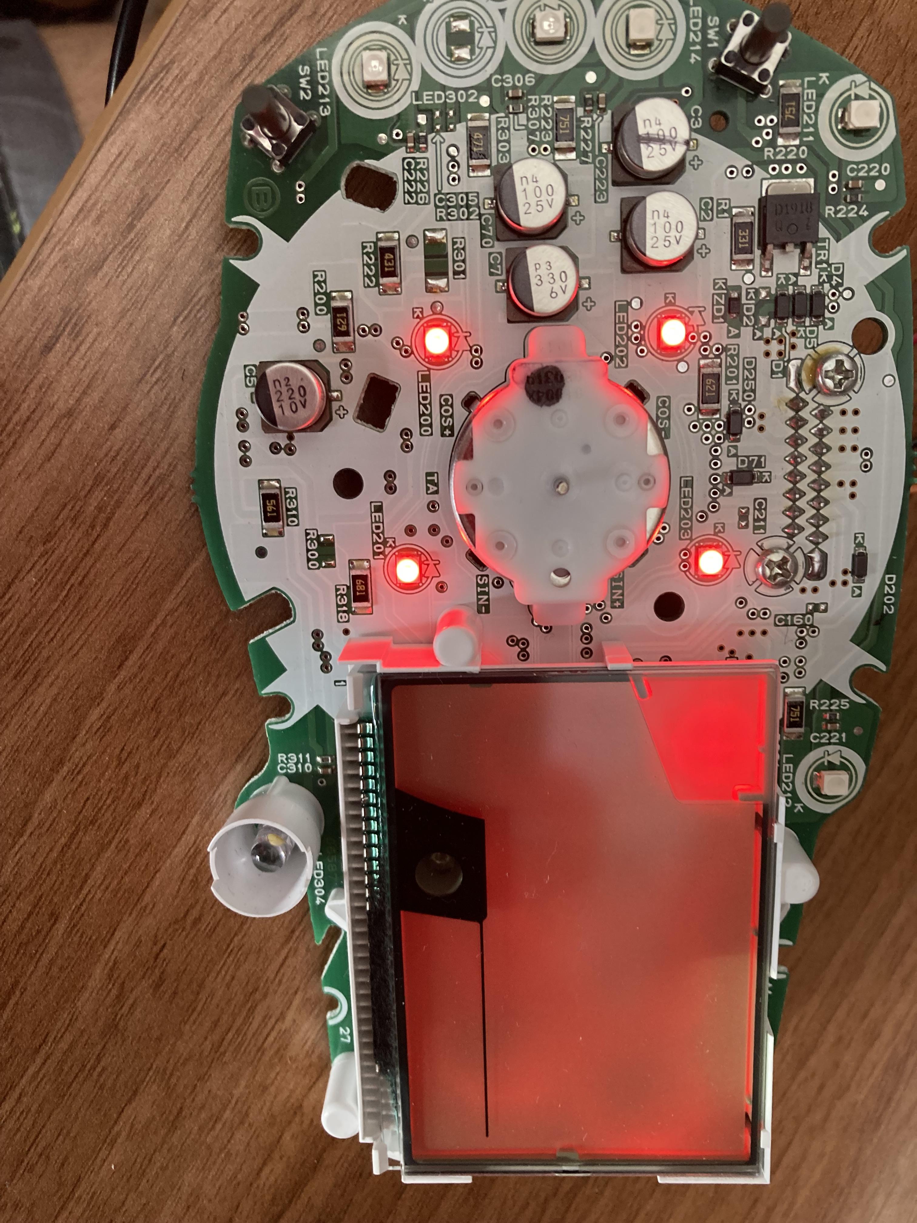 Suzuki gsx650F - wymiana licznika, odczyt epromu D3950