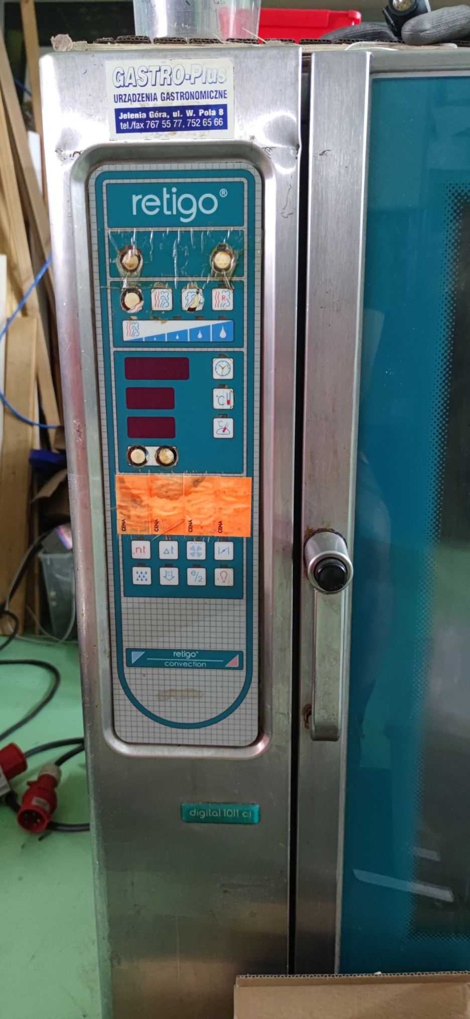 Piec gastronomiczny Retigo DA 1011: błędy Error 15 i Error 35 ...
