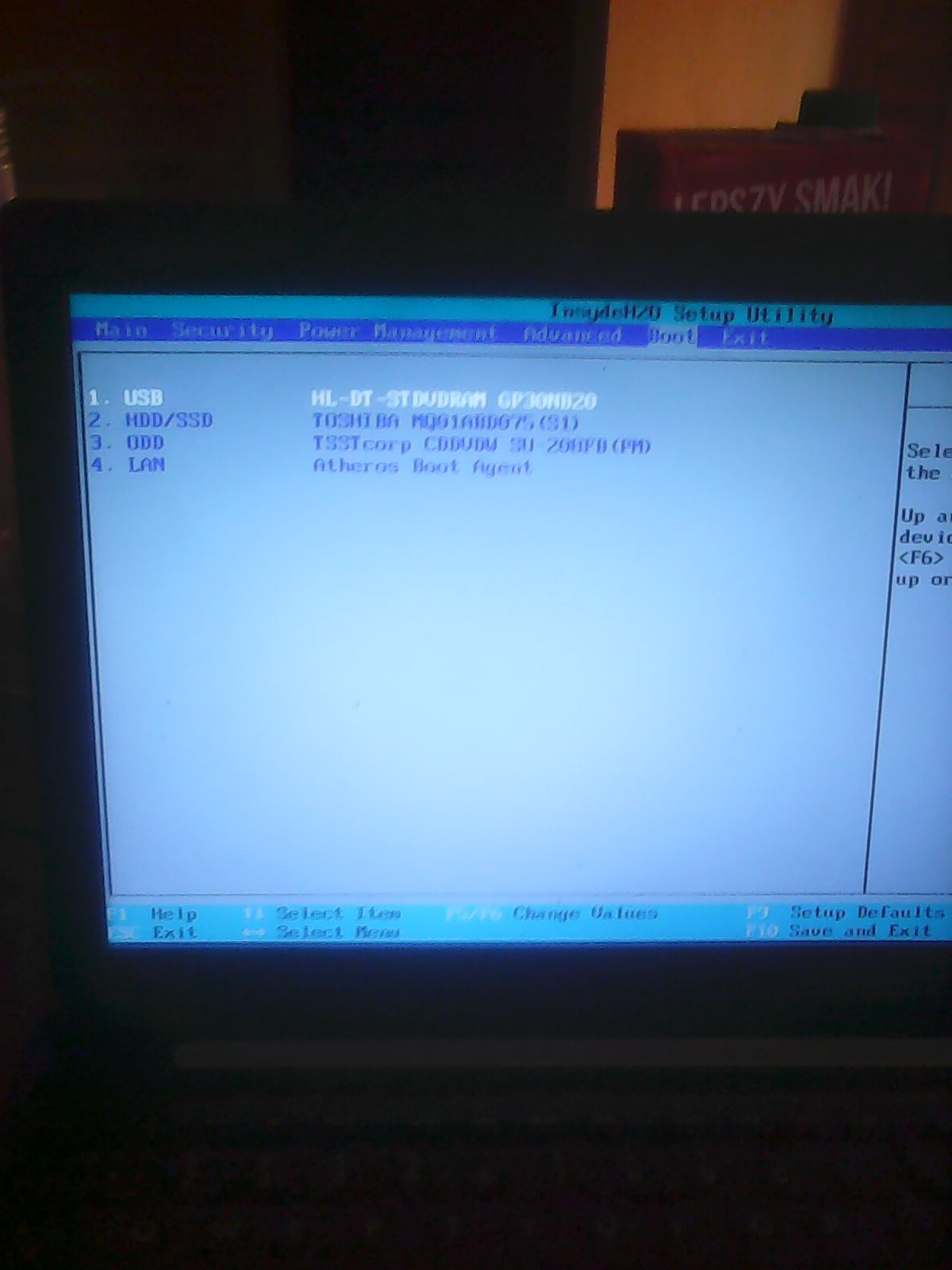 Toshiba C55-A-1JL - Brak bootowania w Win8.1 bios insyde H20 rev.37